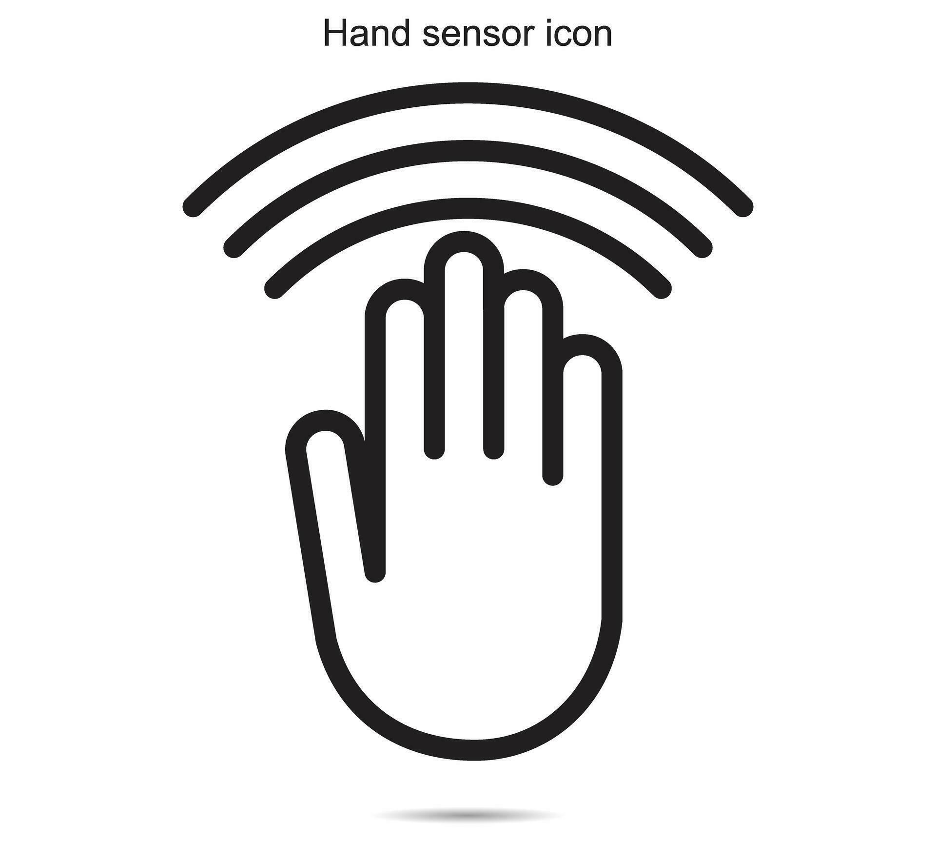 Hand sensor icon, vector illustration. 27714663 Vector Art at Vecteezy
