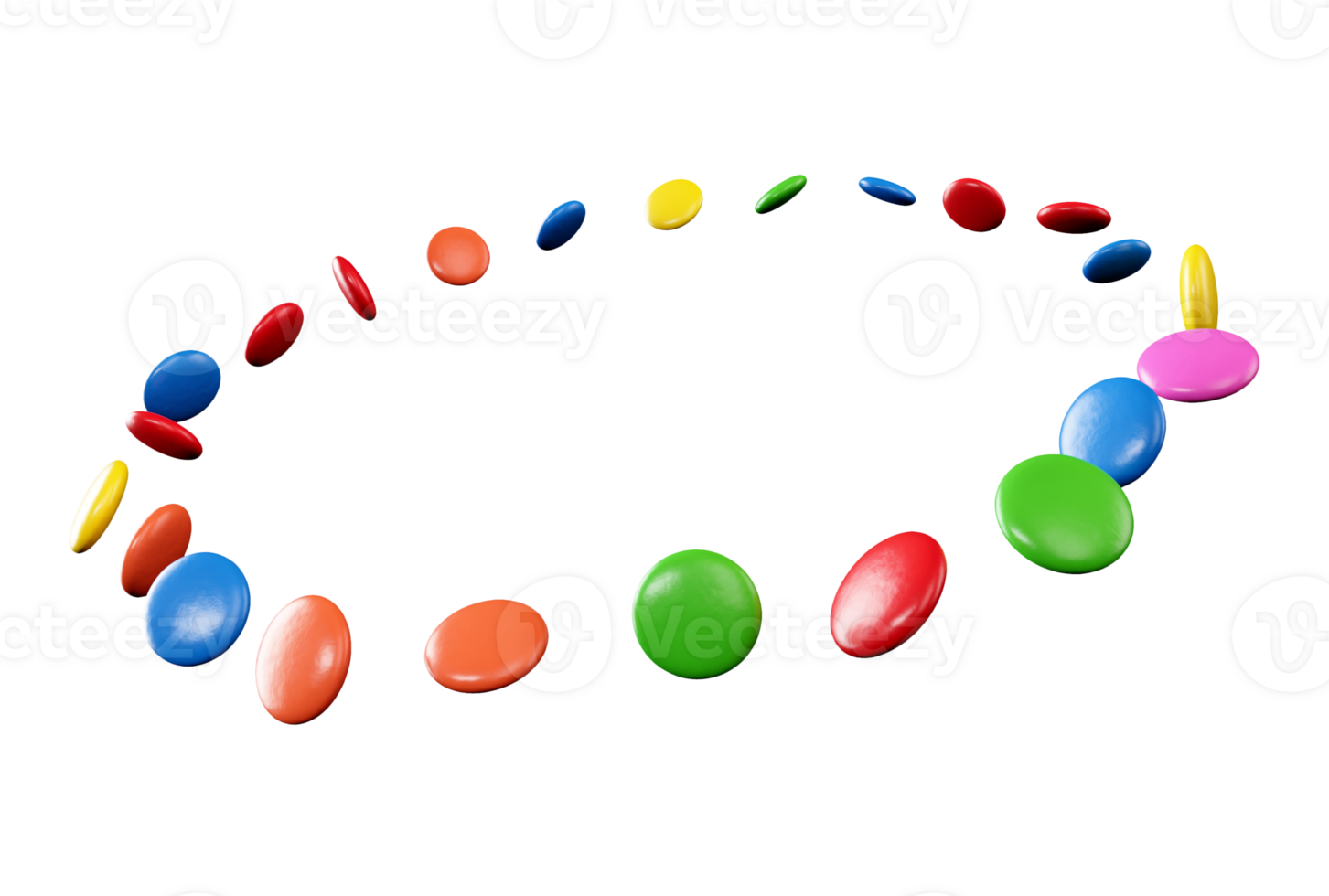 Rainbow Colorful Candies Flying Around 3d Illustration 27720811 PNG rainbow-colorful-candies-flying-around-3d-illustration-27720811-png