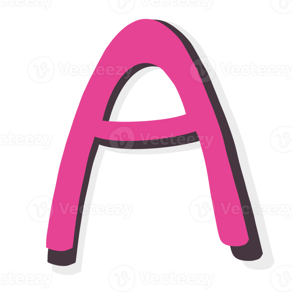 Pink letter A 27722639 PNG
