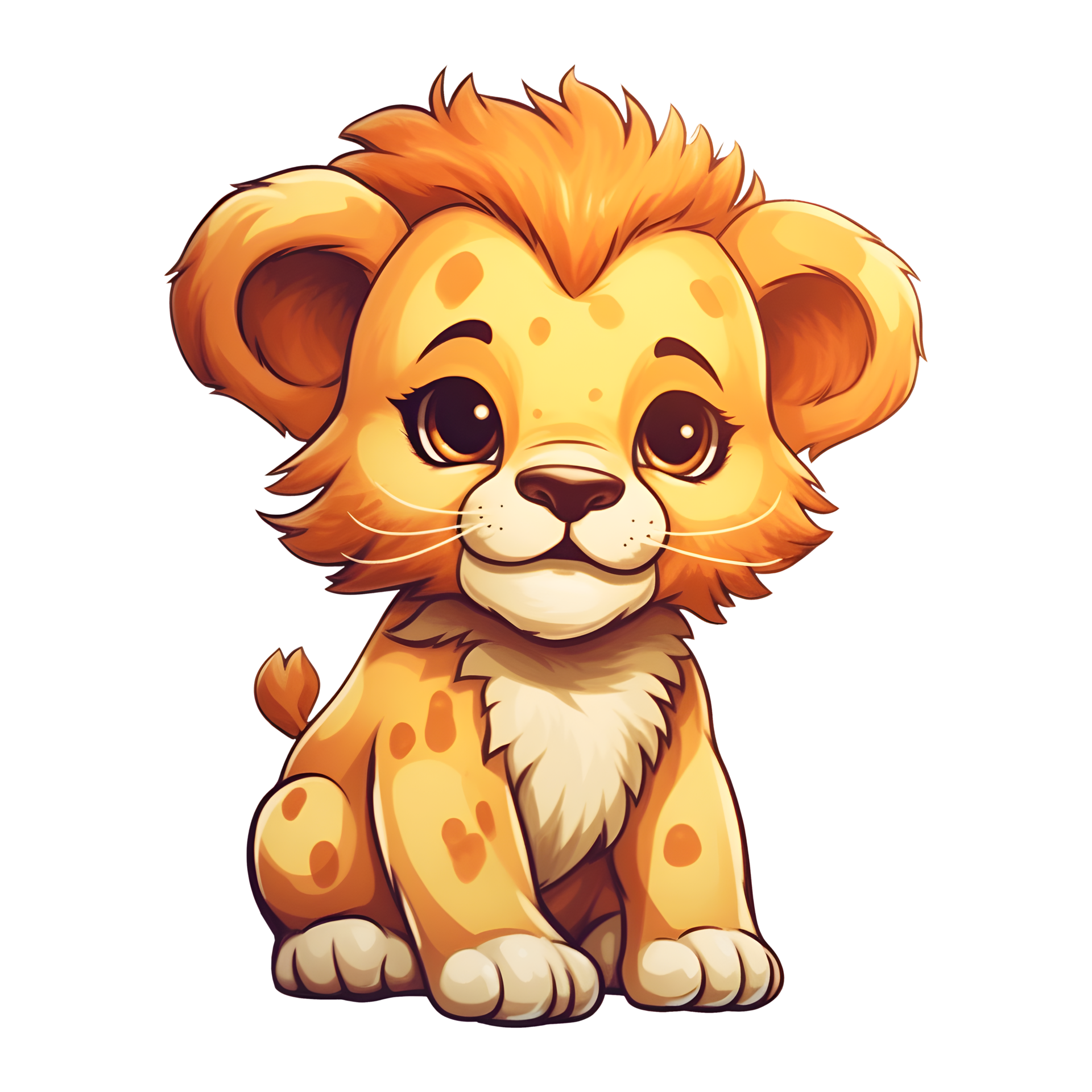 Cute Lion baby toddler illustration on transparent background 27723016 PNG