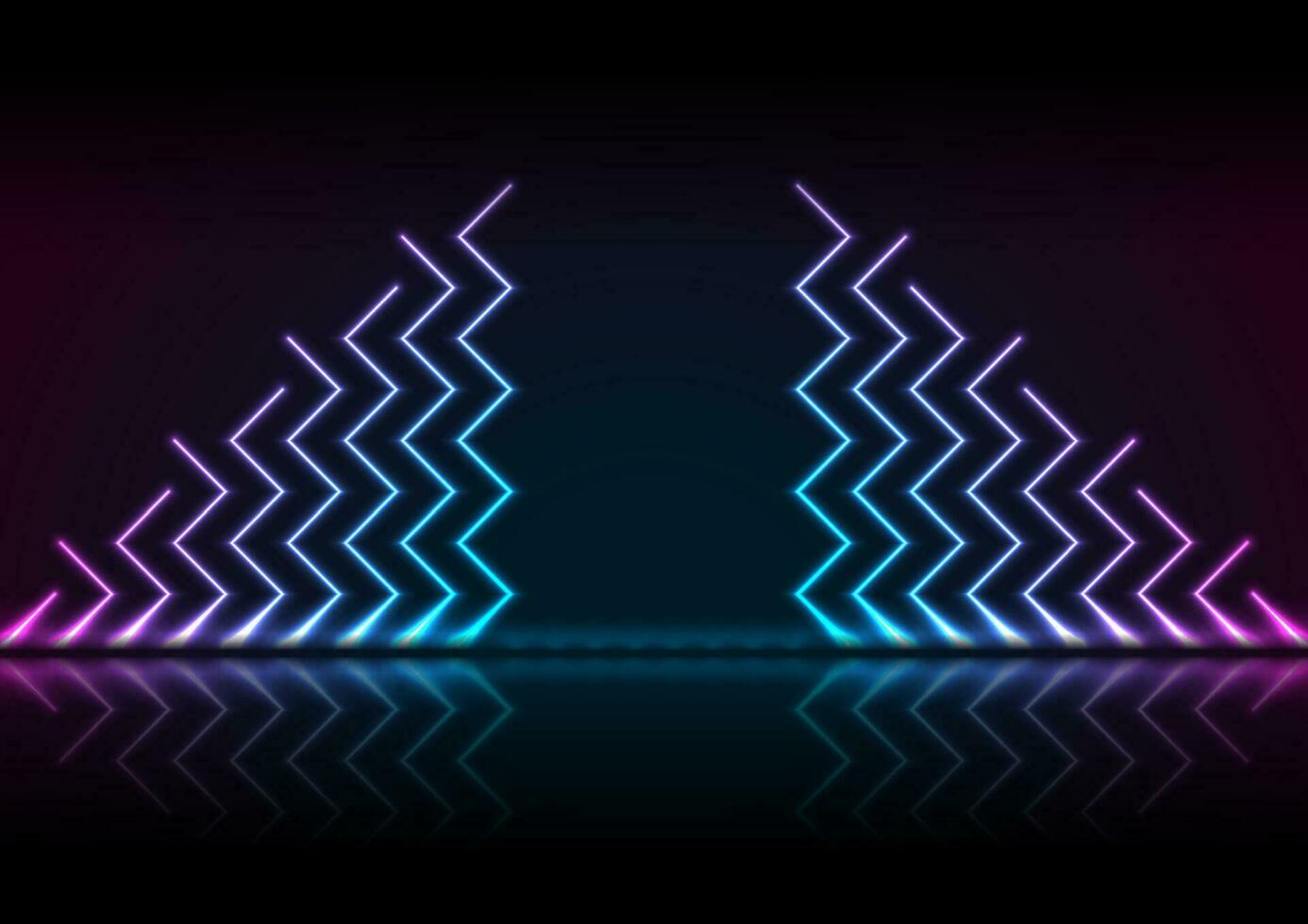 Neon zig zag lines technology abstract background 27725593 Vector Art ... Neon zig zag lines technology abstract background 27725593 Vector Art ...
