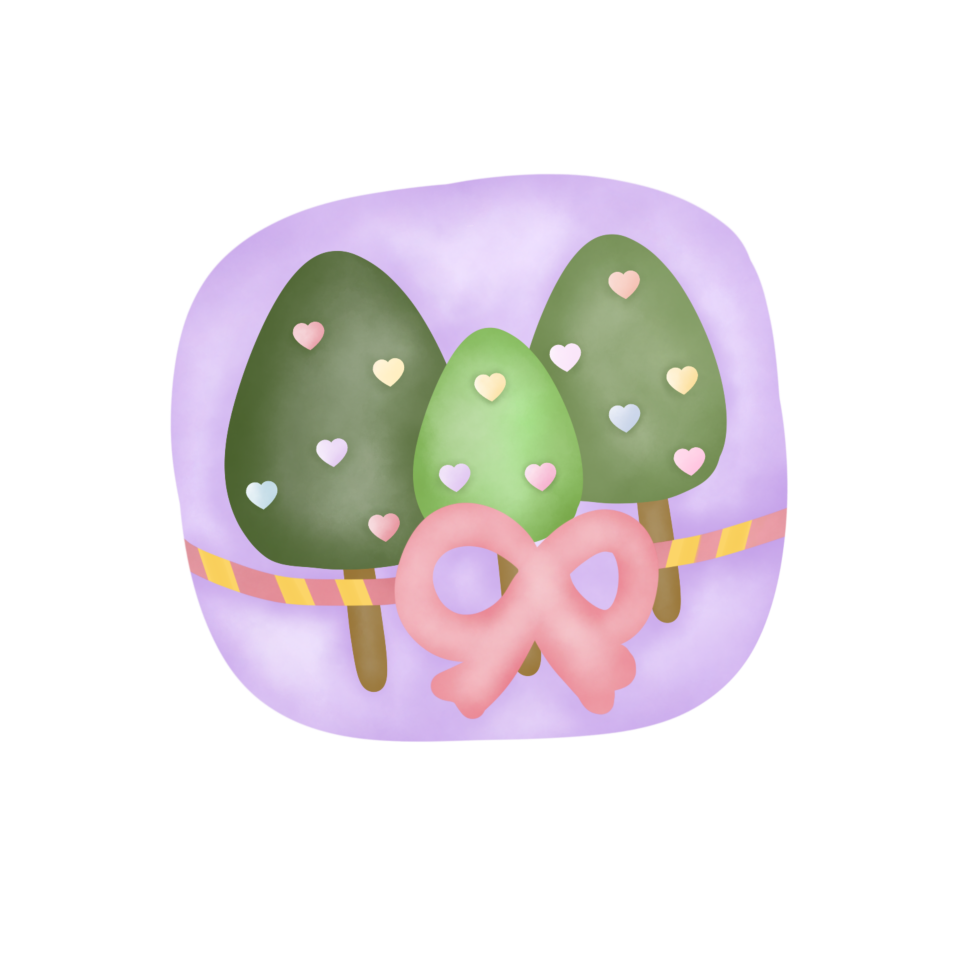 Cute cartoon pastel doodle hand draw tree 27737455 PNG Cute cartoon pastel doodle hand draw tree 27737455 PNG