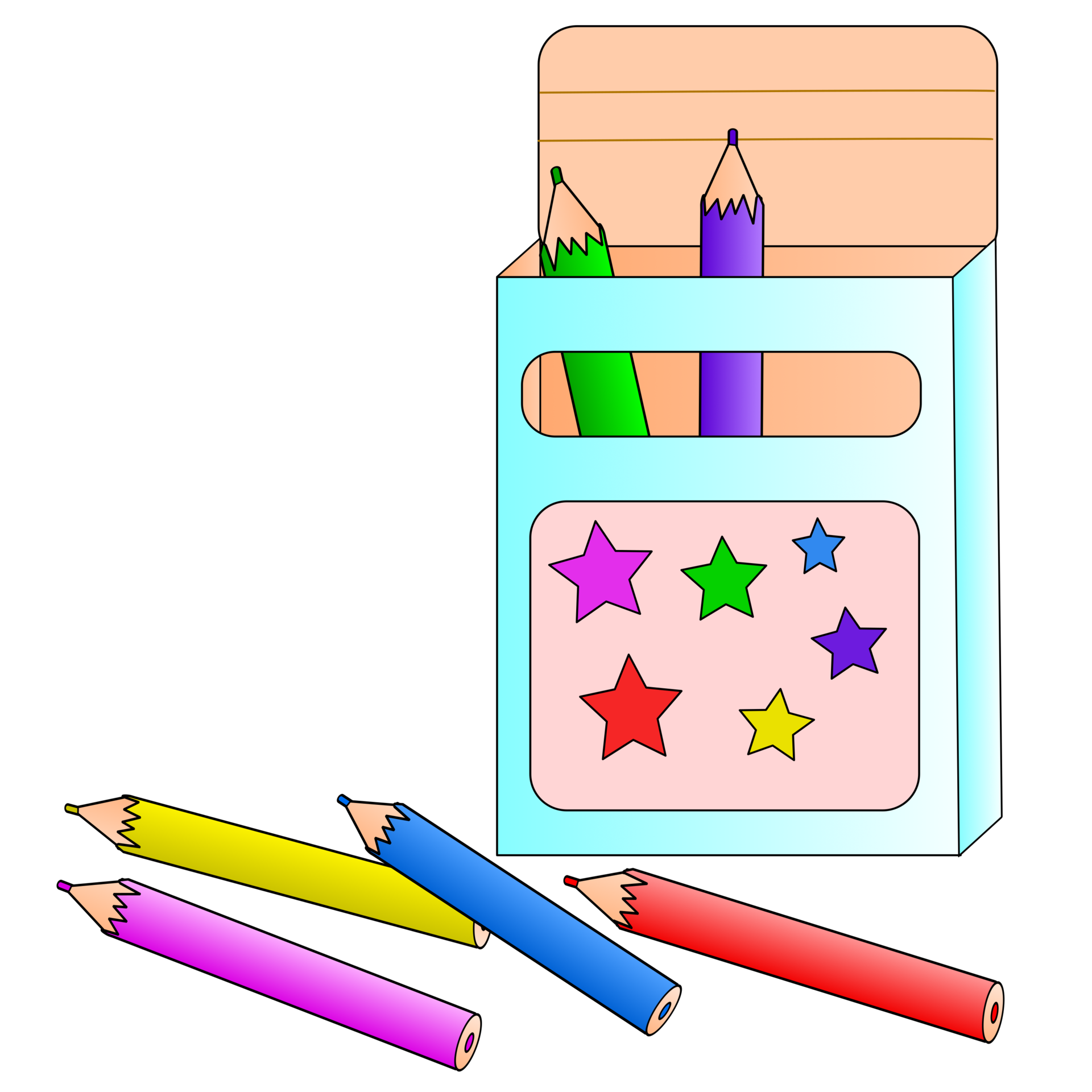 colored pencils school supplies 27738392 PNG