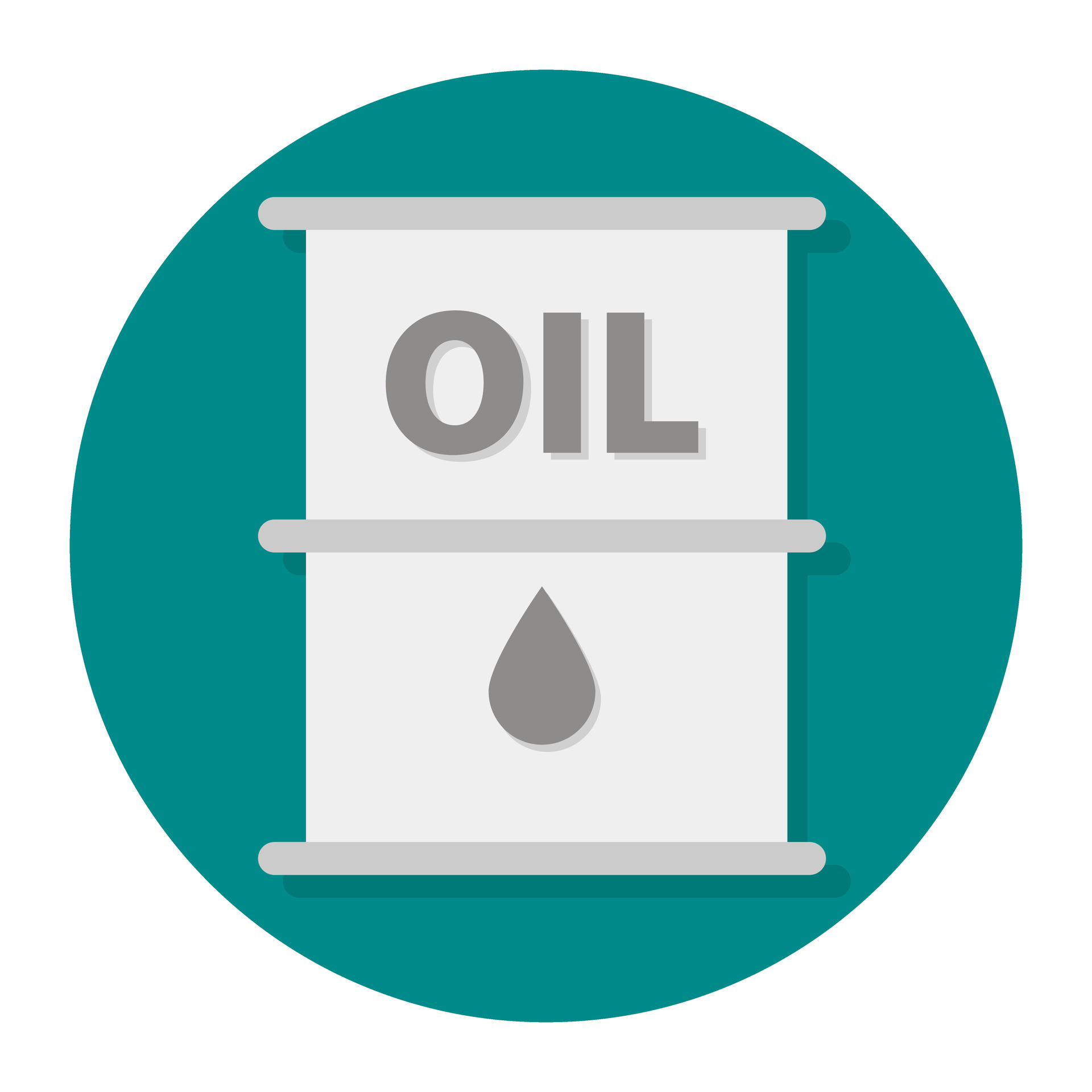 Modern round oil drum icon. Liquid fuel. Vector. 27739145 Vector Art at Vecteezy