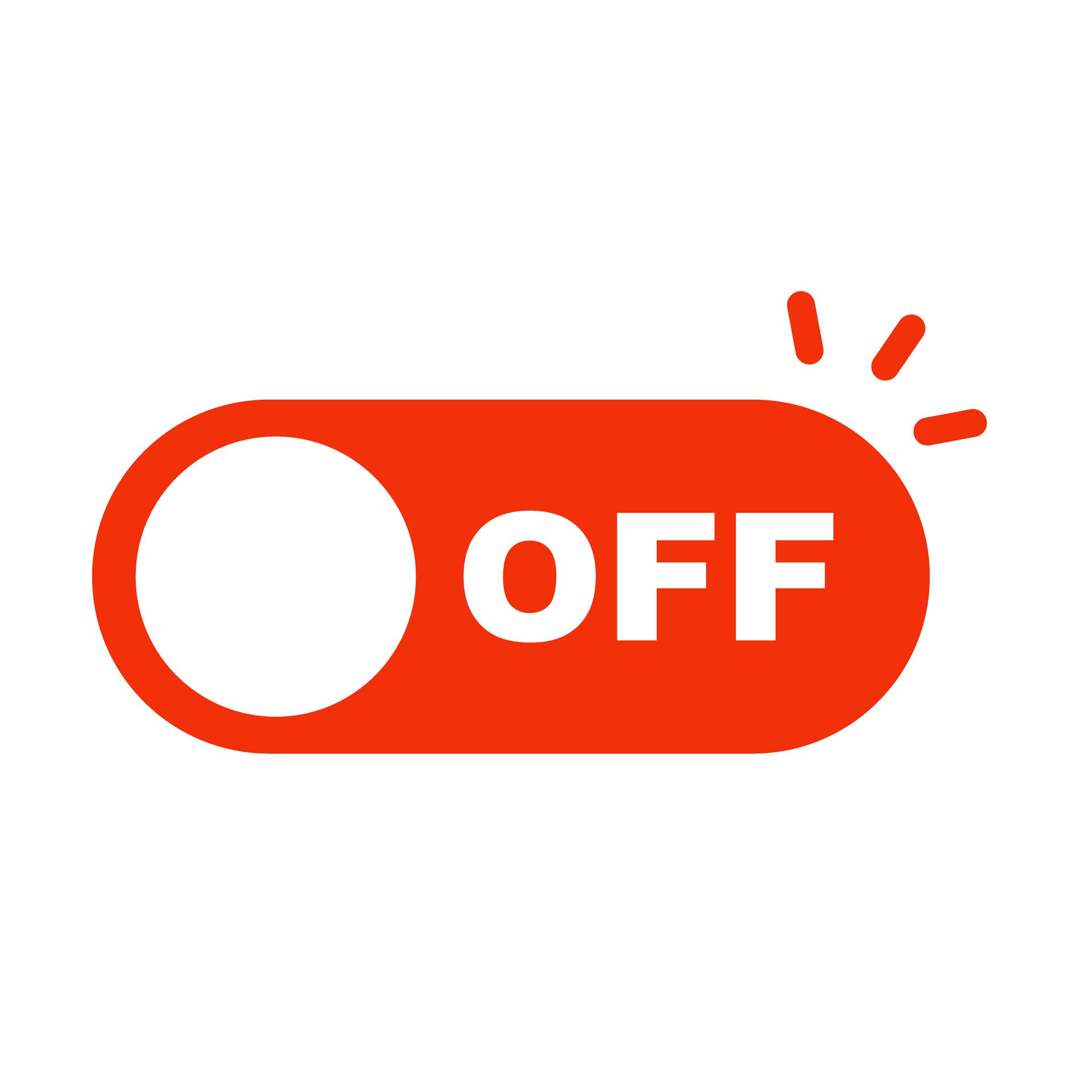 Pop power-off slider switch icon. Vector. 27739222 Vector Art at Vecteezy Pop power-off slider switch icon. Vector. 27739222 Vector Art at Vecteezy