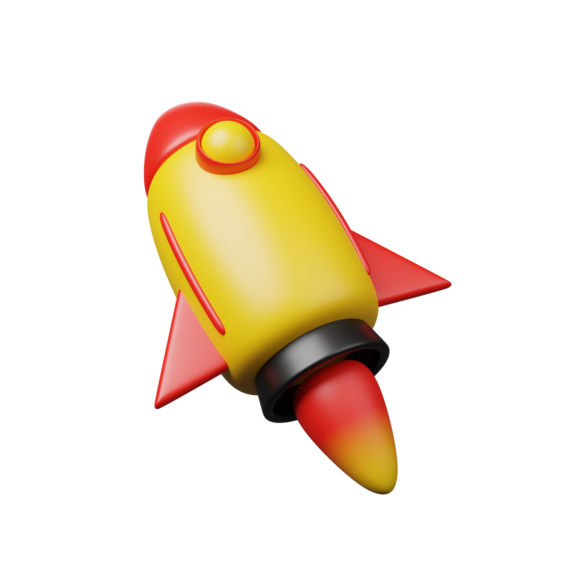 3d Space Rocket Launch 27743030 Png