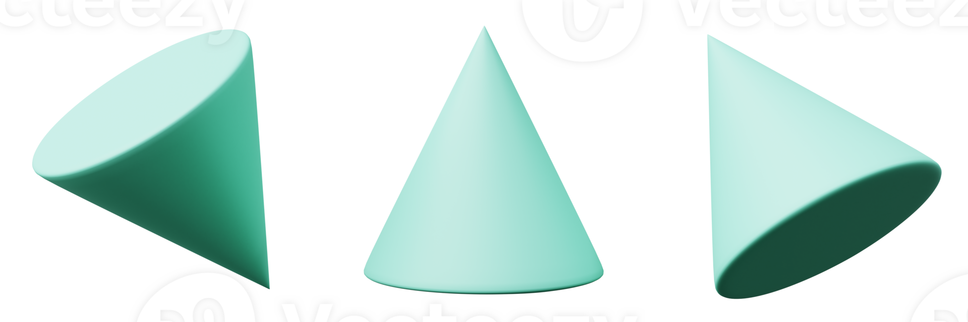 3d Cone Tosca, realistic rendering of 3d geometry shape object 27748381 PNG