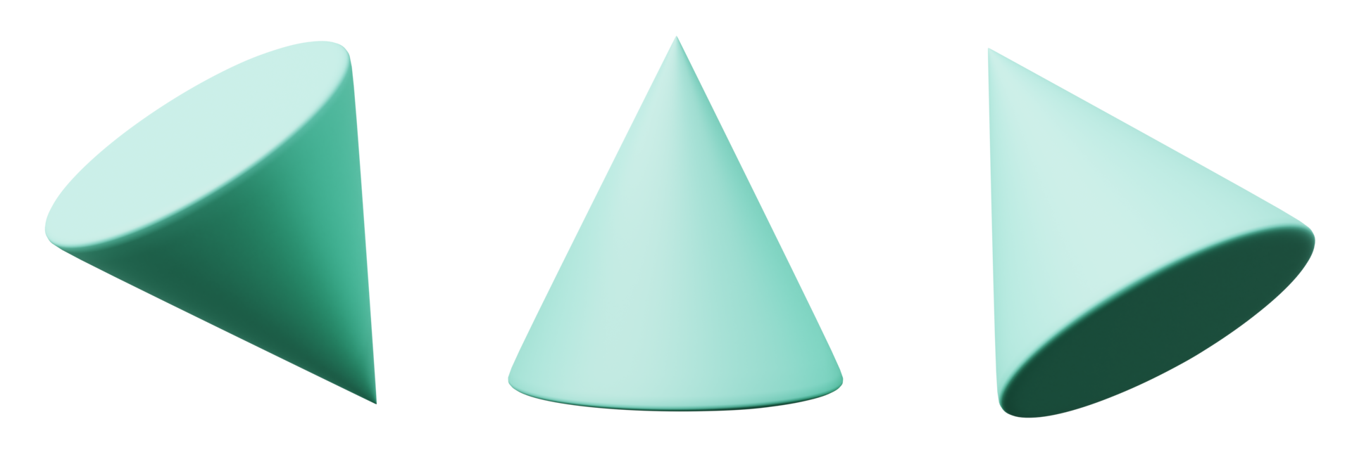 3d Cone Tosca, realistic rendering of 3d geometry shape object 27748381 PNG