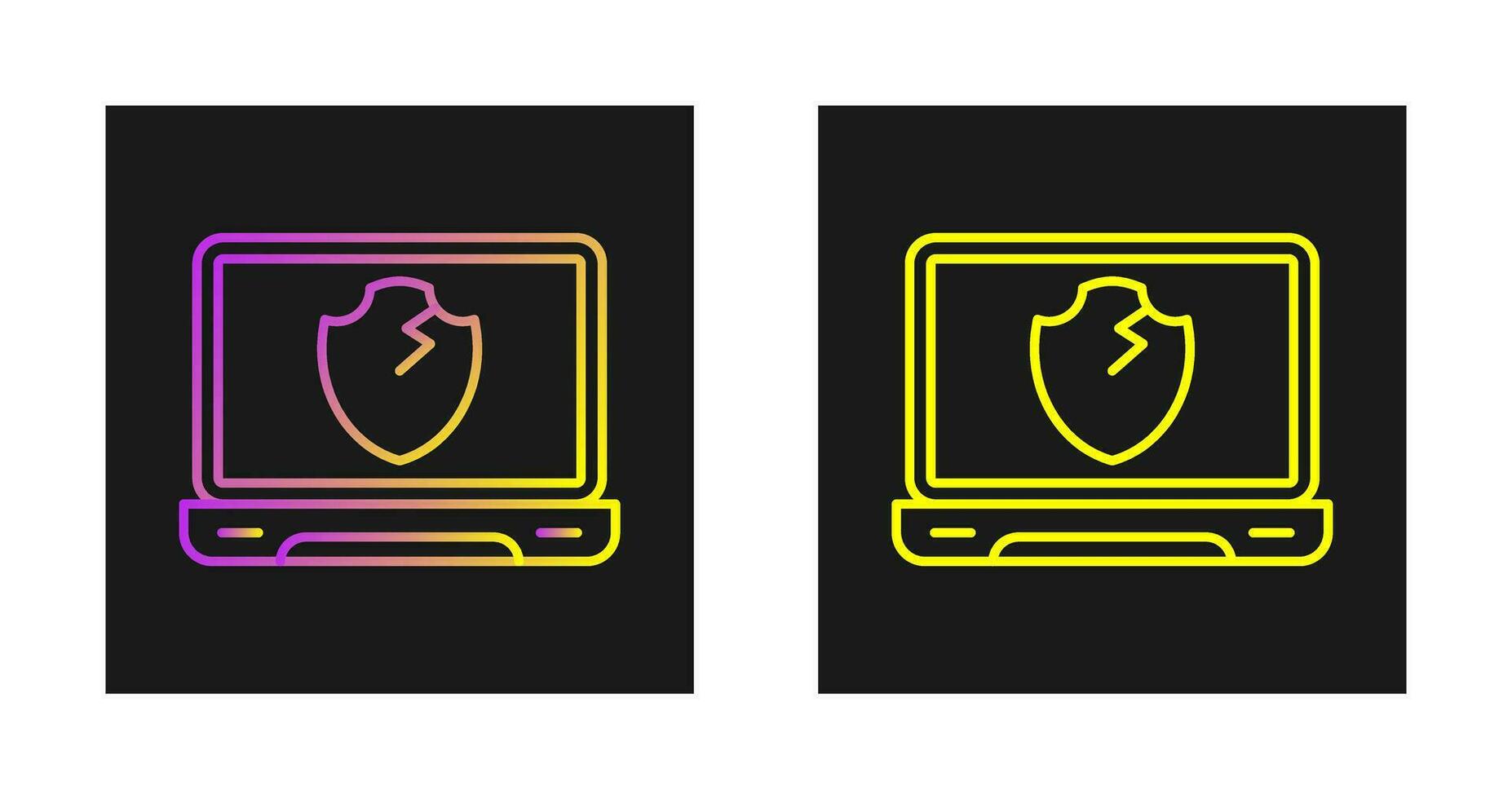 Broken Shield Vector Icon 27762446 Vector Art At Vecteezy