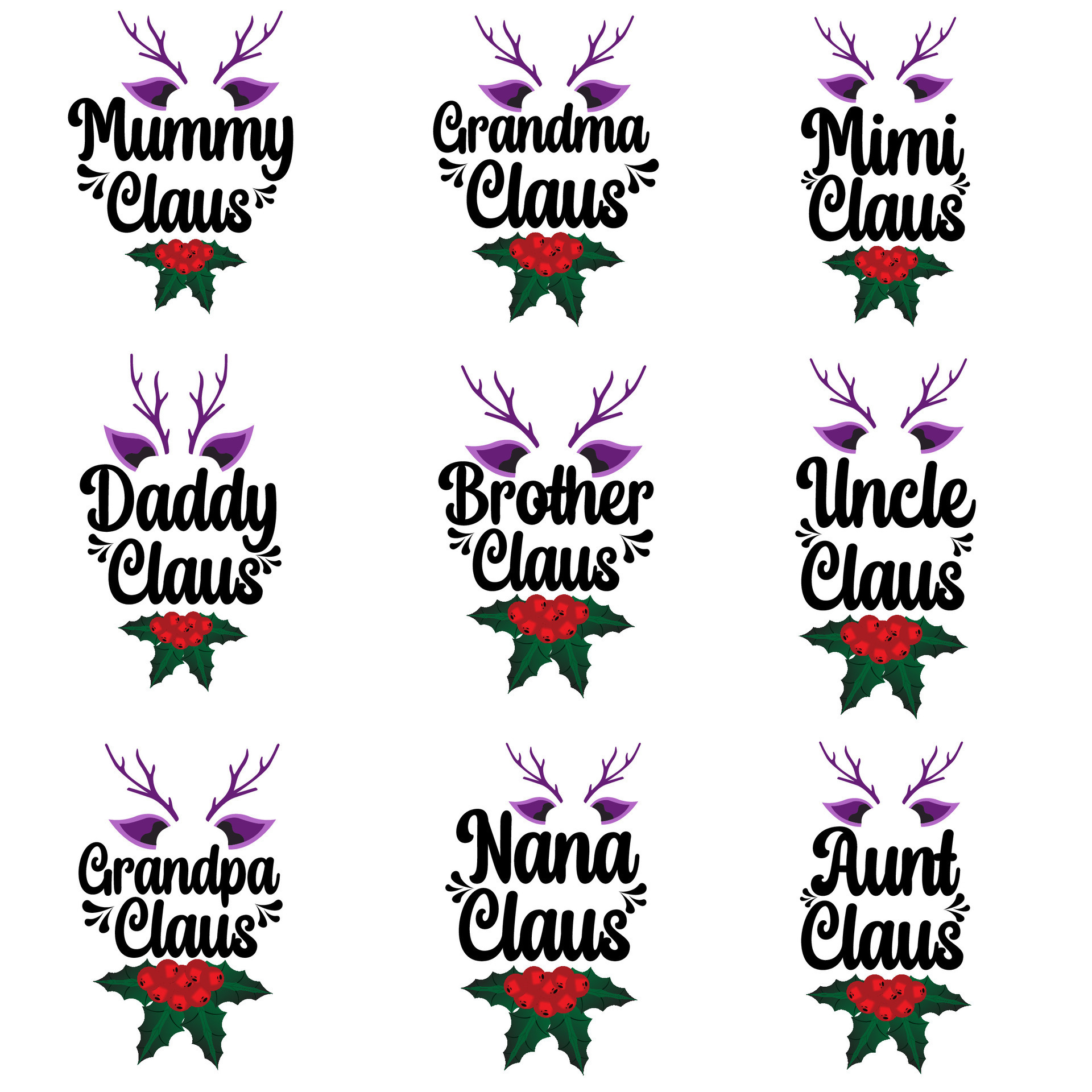 Christmas Bundle Design 27768484 Vector Art at Vecteezy