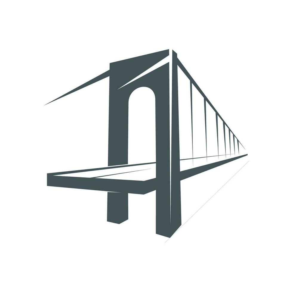 Bridge icon, construction building, transportation 27769950 Vector Art at Vecteezy