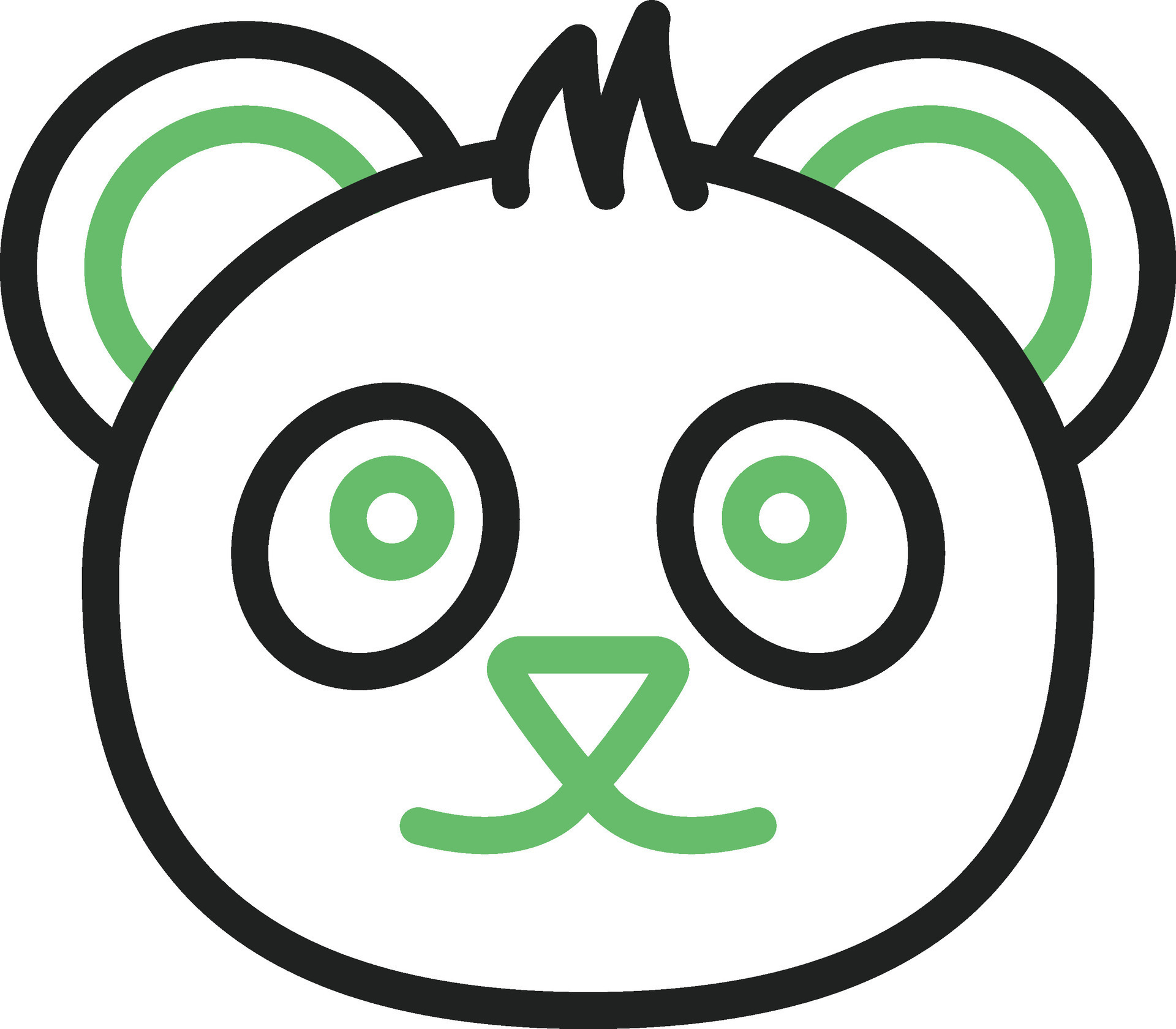 Panda Icon Image. 27771270 Vector Art at Vecteezy