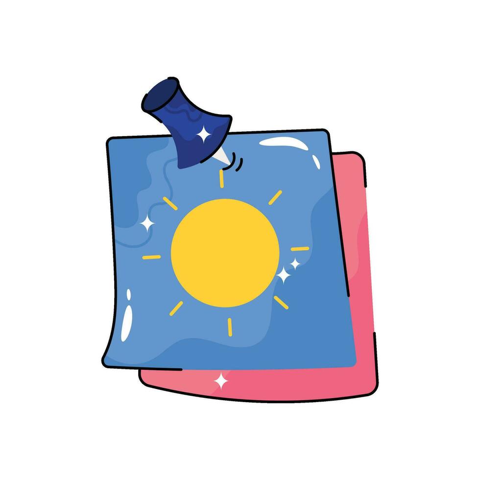 Note Pin Doodle Vector Colorful Sticker Eps 10 File 27772117 Vector Art At Vecteezy