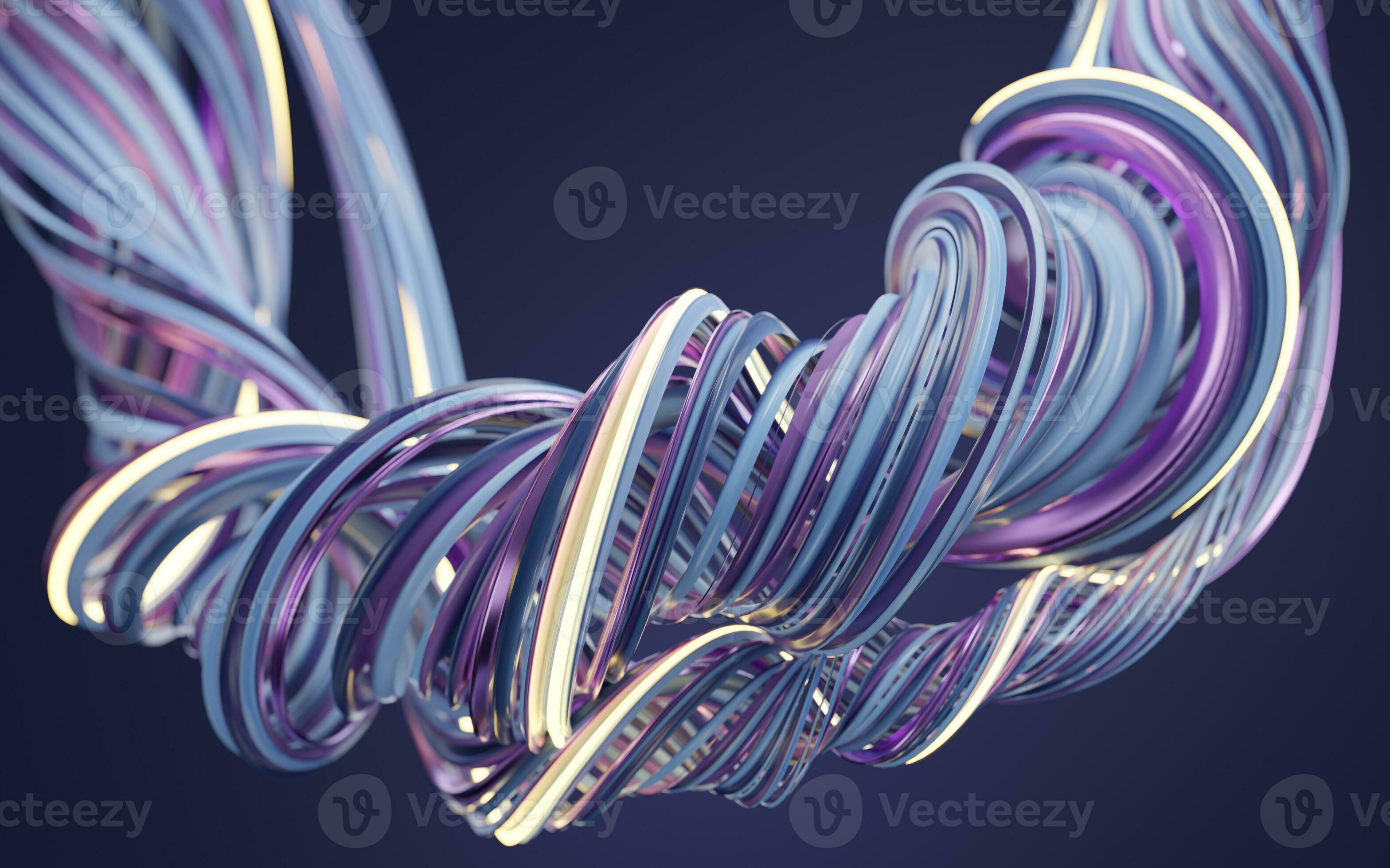 Abstract flowing curve lines, 3d rendering. 27772218 Stock Photo at Vecteezy