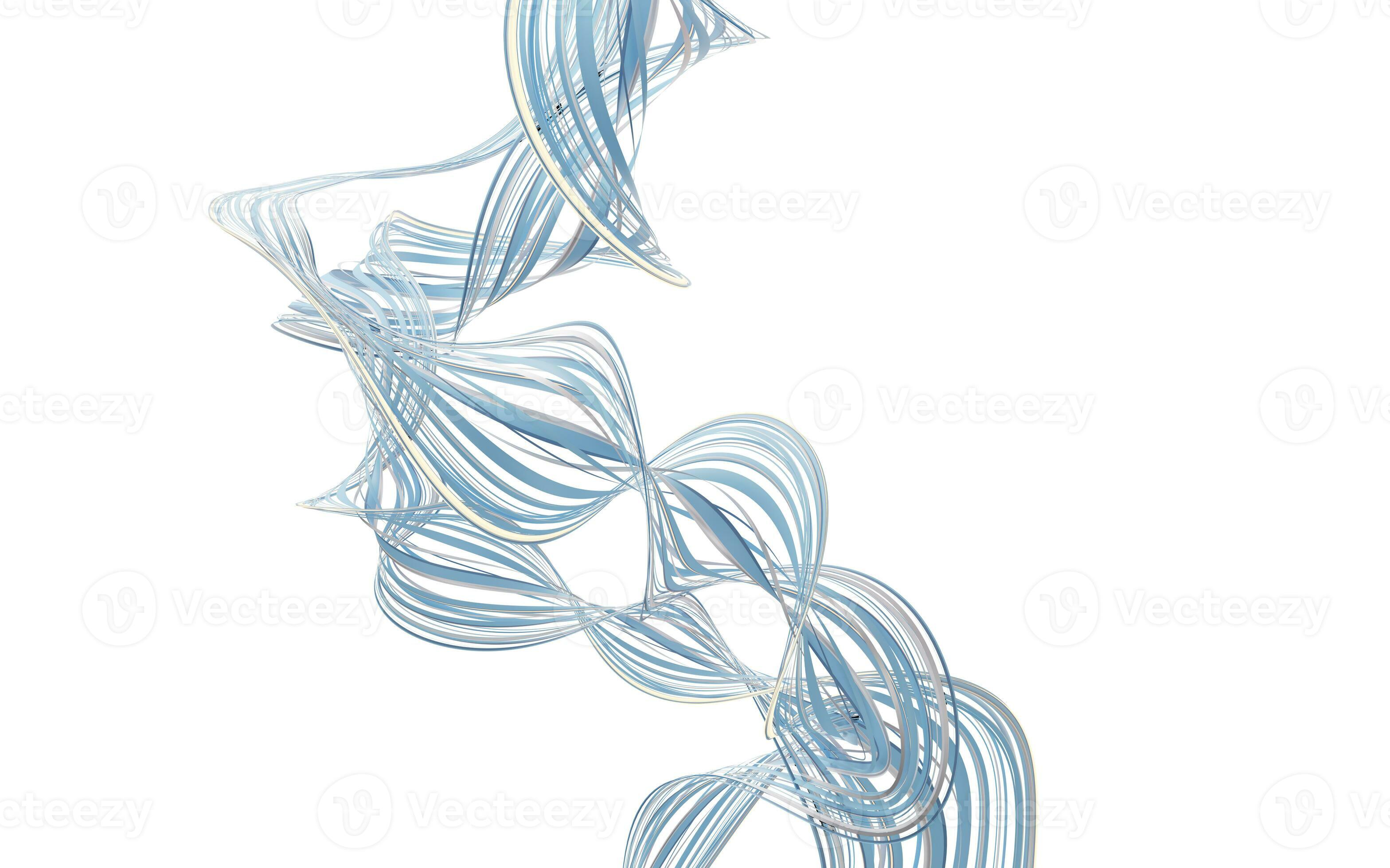 Abstract flowing curve lines, 3d rendering. 27772228 Stock Photo at Vecteezy