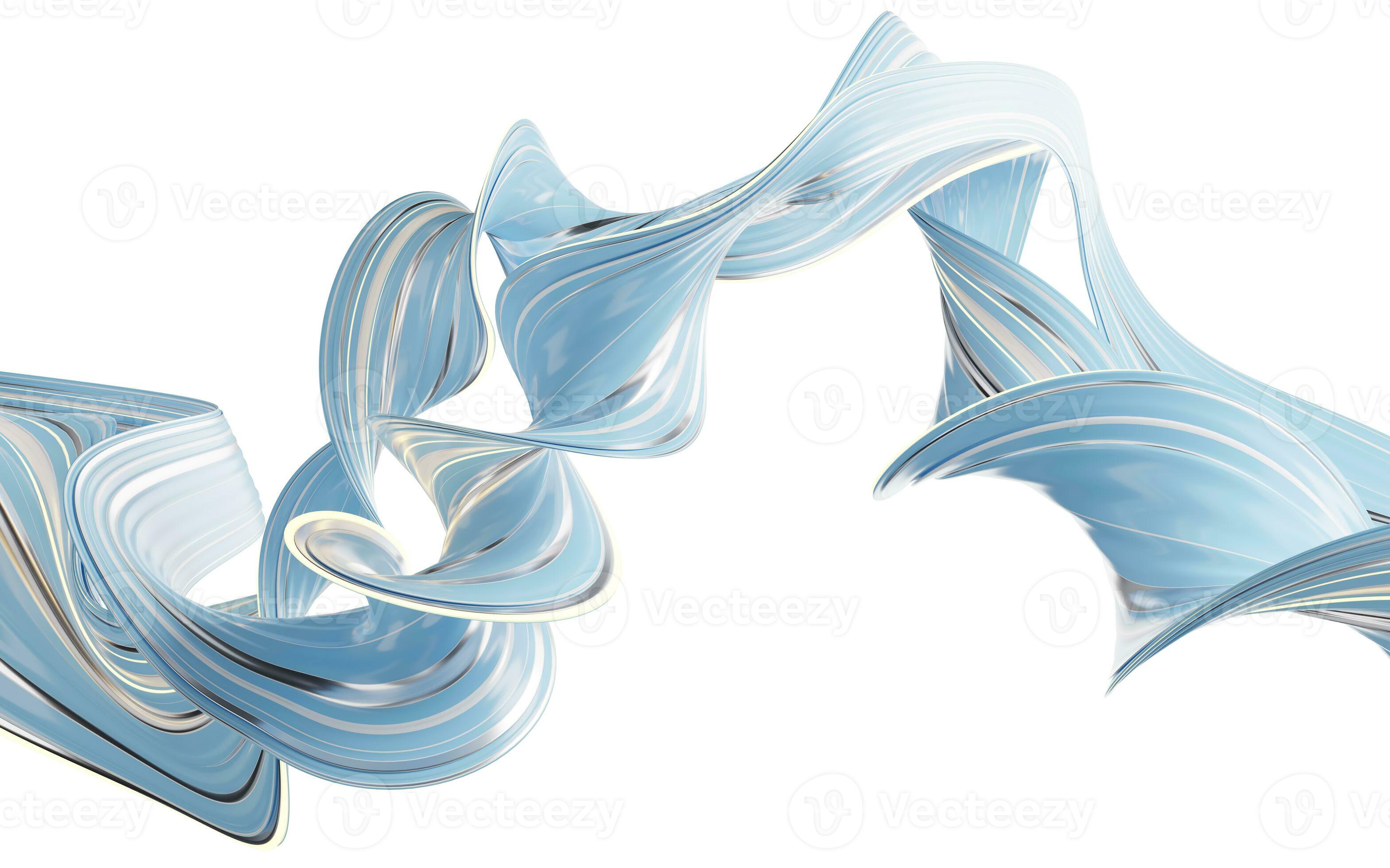 Abstract flowing curve lines, 3d rendering. 27772230 Stock Photo at Vecteezy