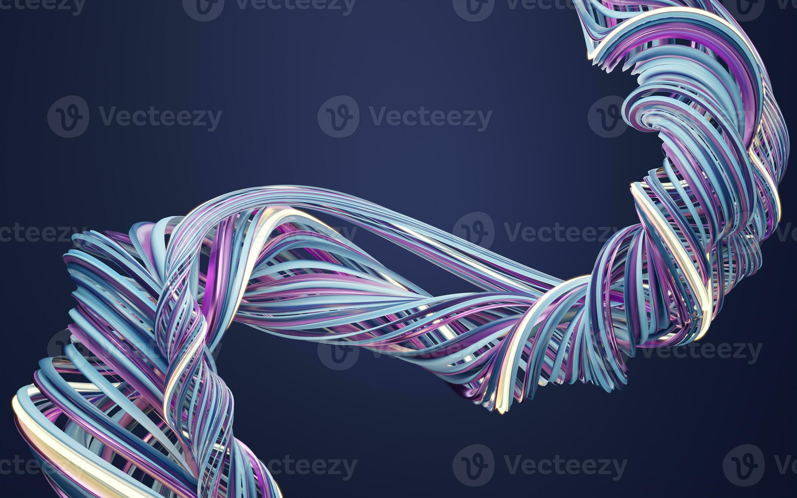 Abstract flowing curve lines, 3d rendering. 27772263 Stock Photo at Vecteezy