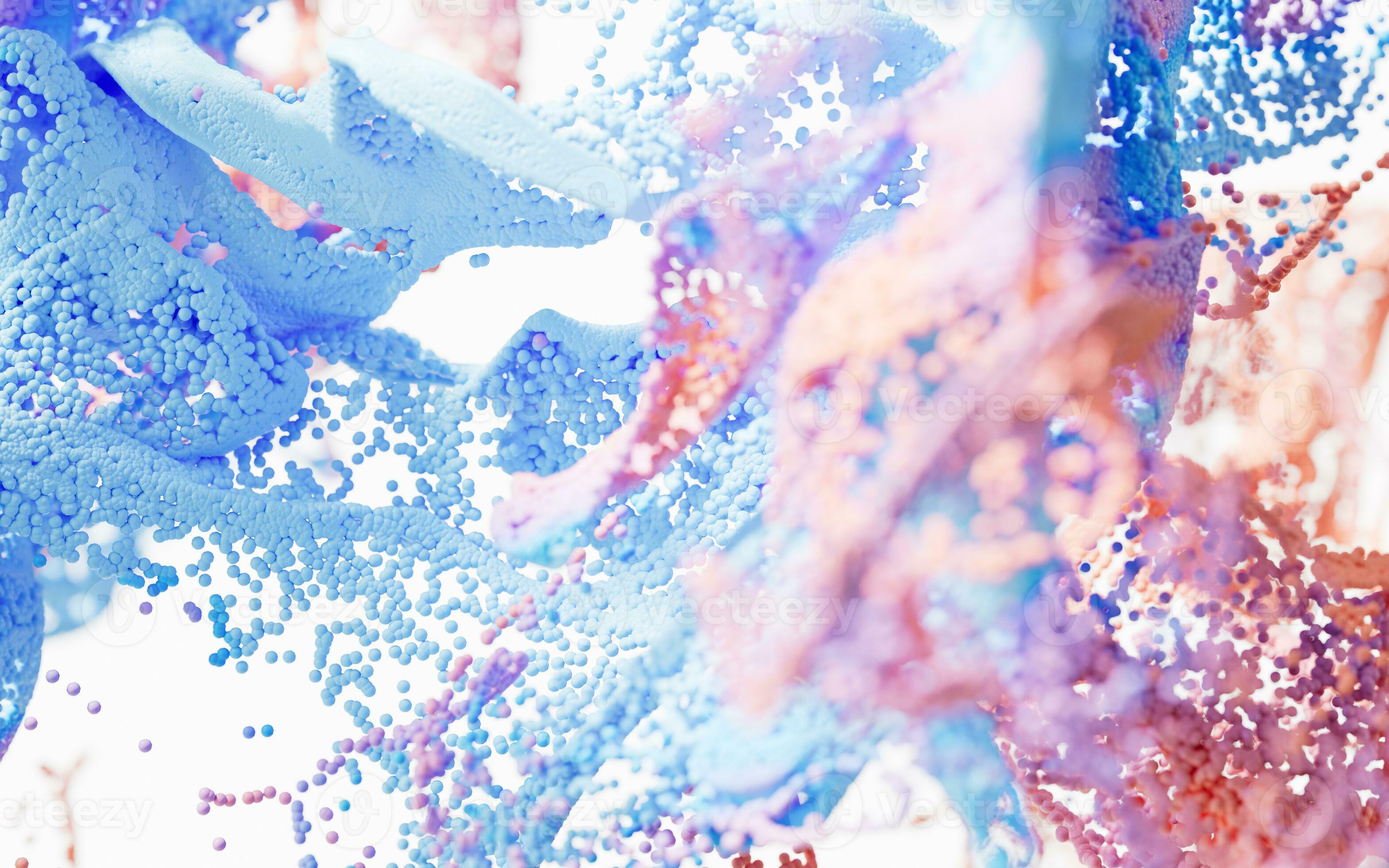 Abstract wave particles pattern, 3d rendering. 27773250 Stock Photo at Vecteezy