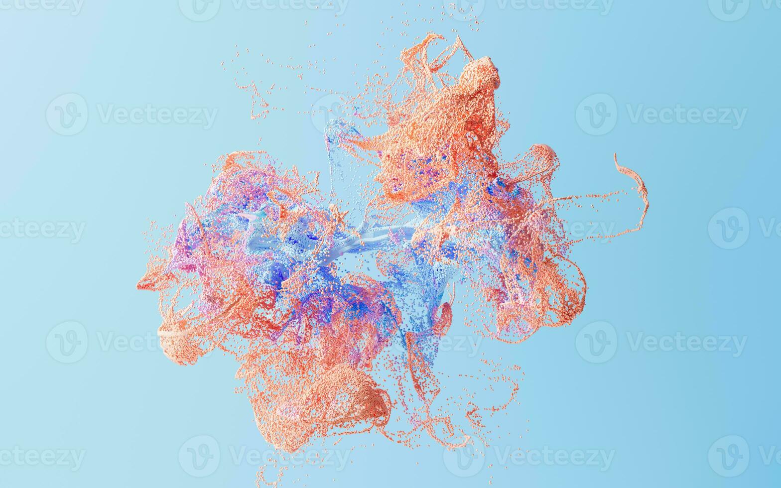 Abstract wave particles pattern, 3d rendering. 27773327 Stock Photo at Vecteezy