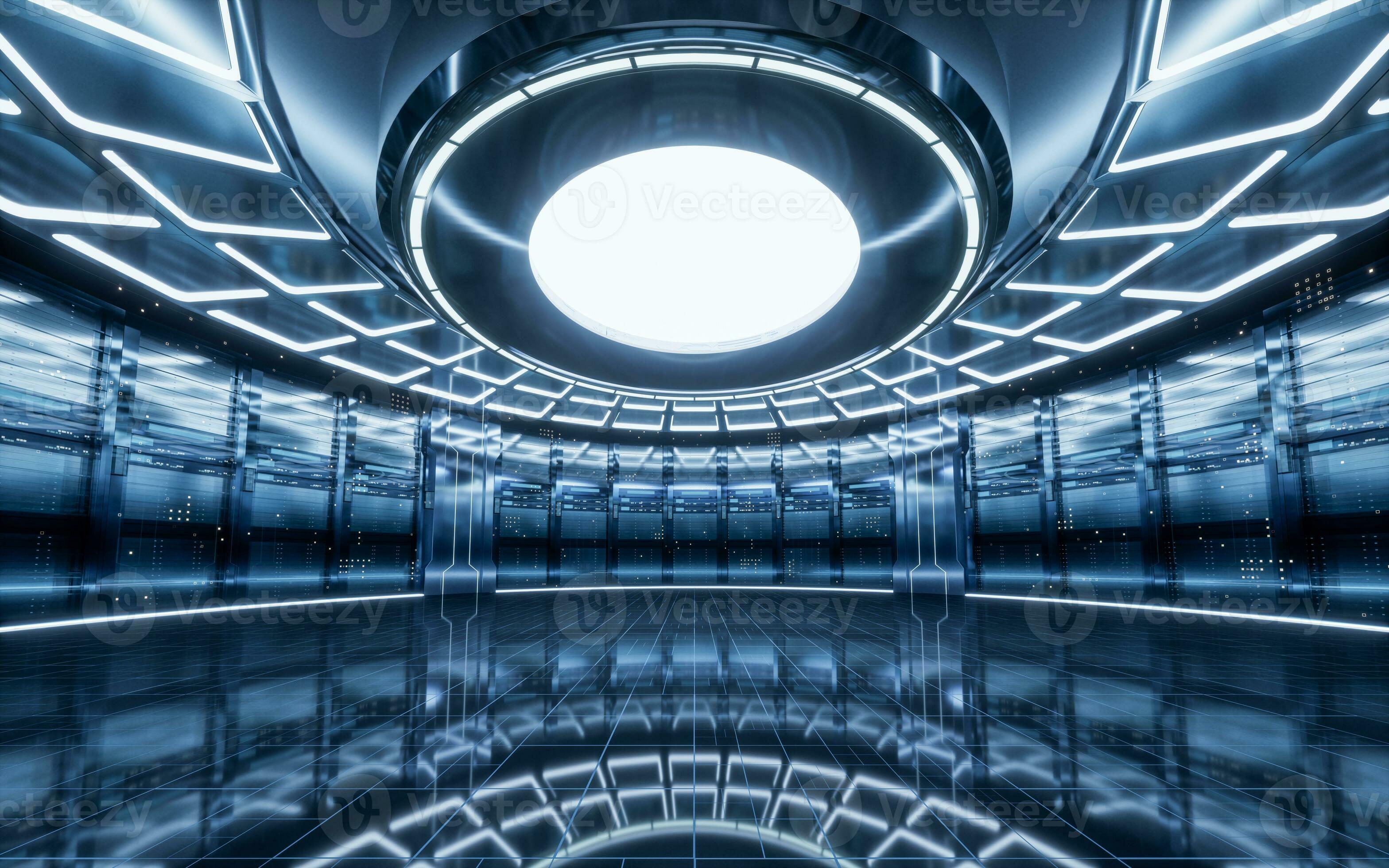 Sever Racks And Data Center Big Data And Cloud Computing Concept 3d Rendering 27773469 Stock