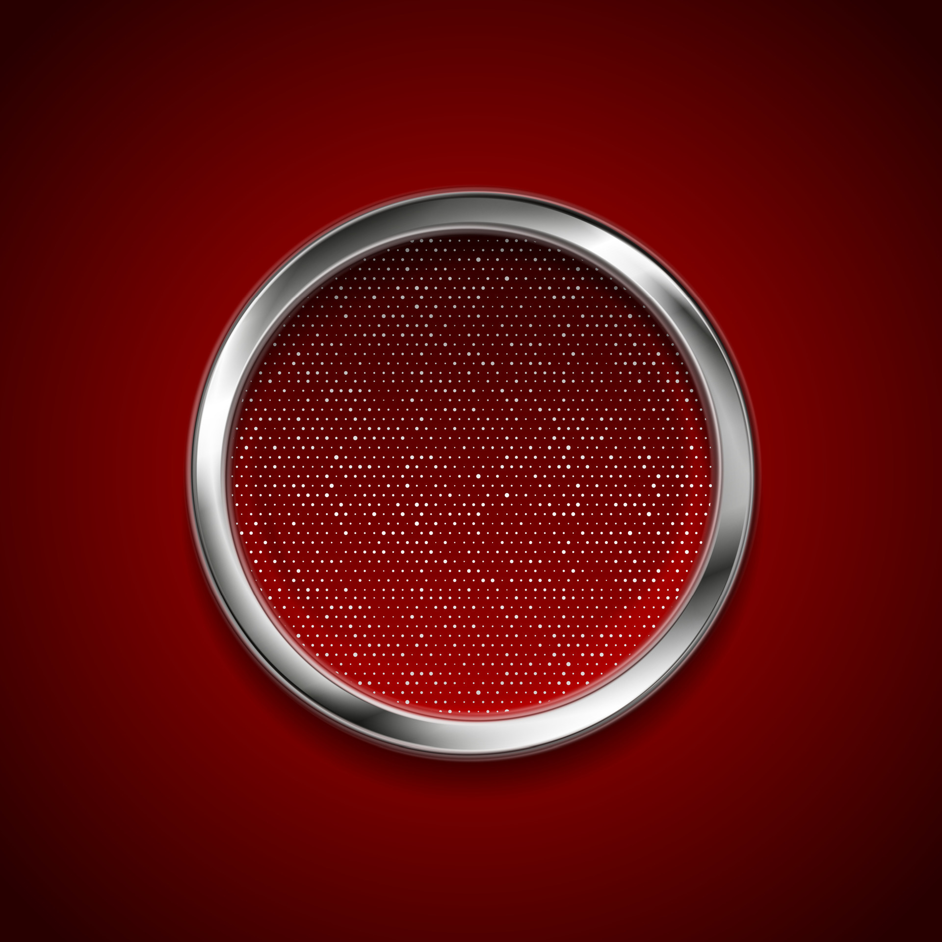 Silver metallic circle with shiny dots on red background 27774316 Vector Art at Vecteezy