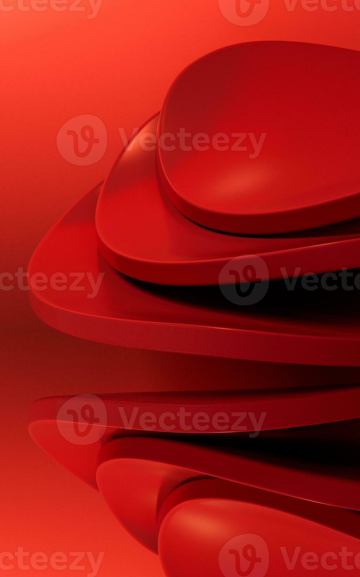 Abstract red curve geometry background, 3d rendering. 27774909 Stock Photo at Vecteezy