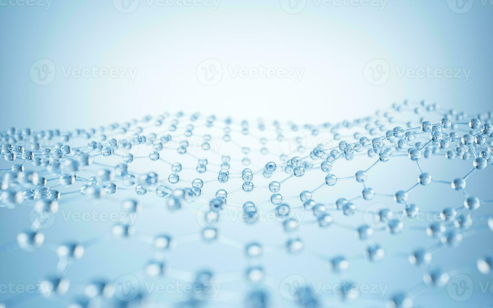 Molecule structure with hexagonal shape, 3d rendering. 27775269 Stock Photo at Vecteezy