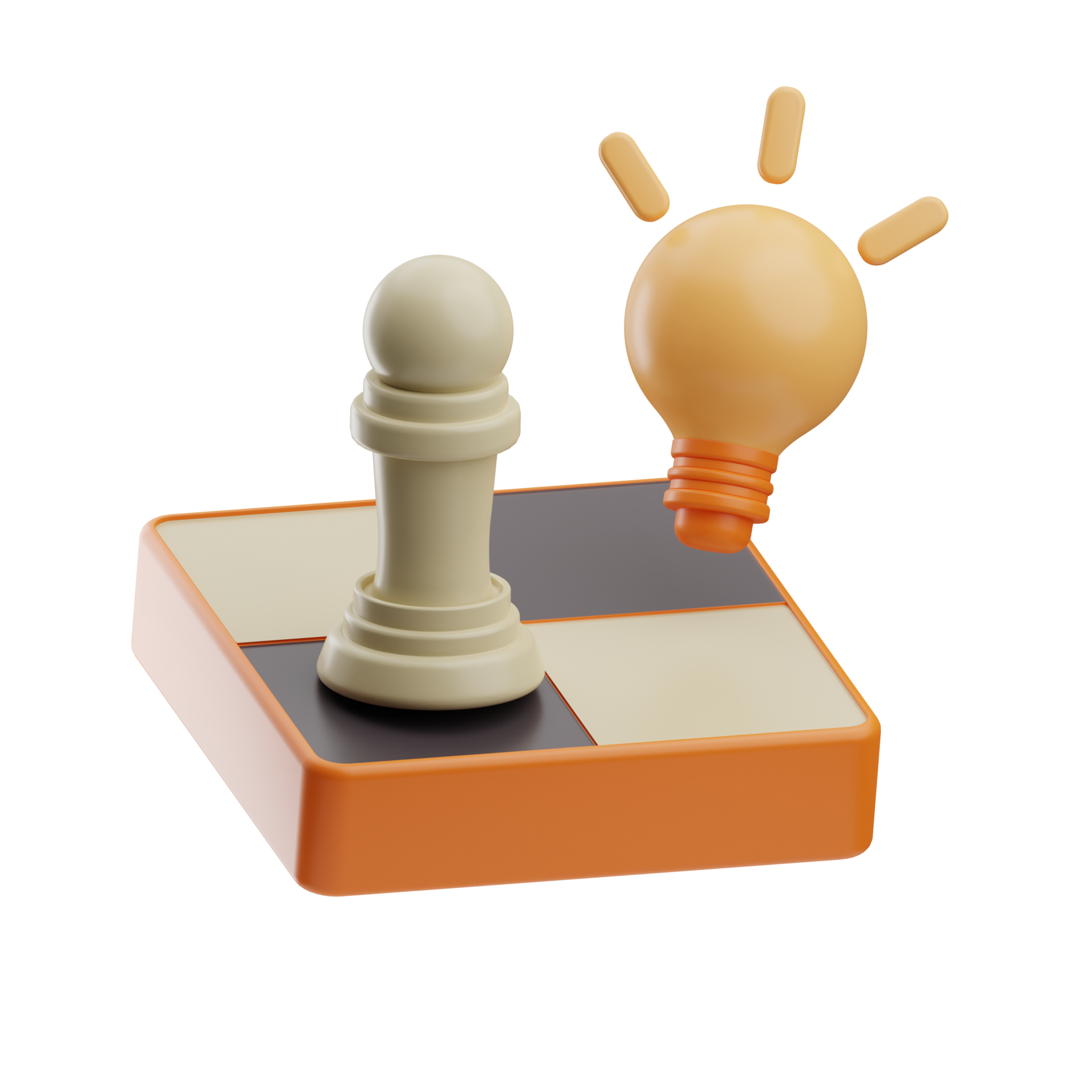 Chess Object Idea Illustration 3d 27785780 Png