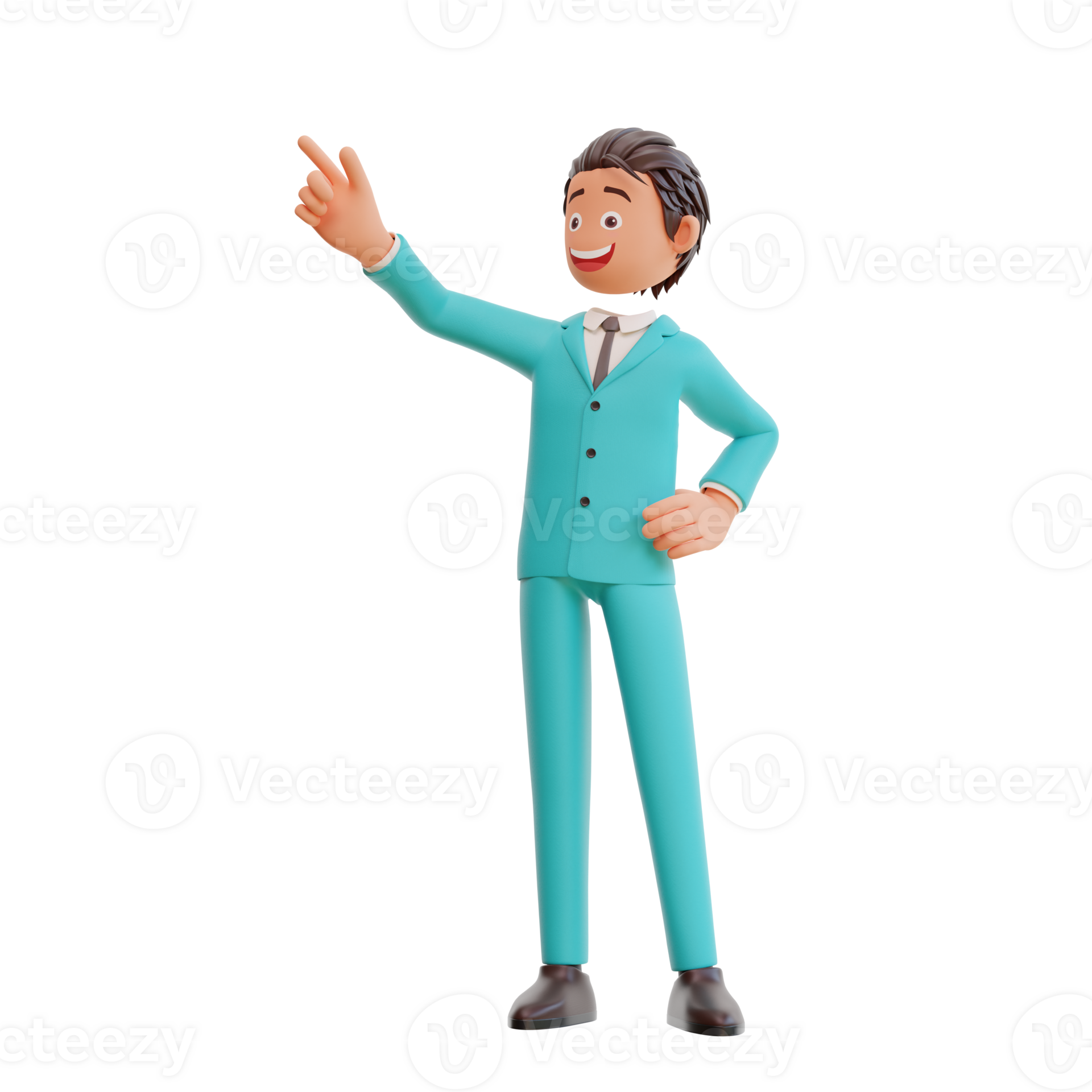 3d Rendered Character Businessman Pointing Up 27786356 PNG 3d-rendered-character-businessman-pointing-up-27786356-png