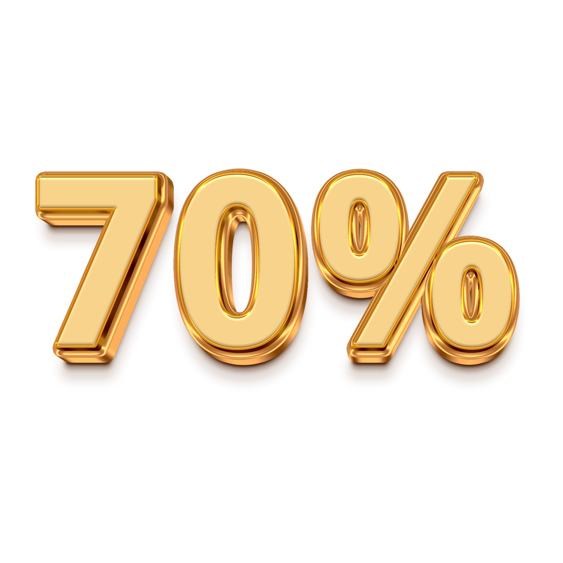 Number 3d 70 Percent For Promotion 27786862 PNG number-3d-70-percent-for-promotion-27786862-png