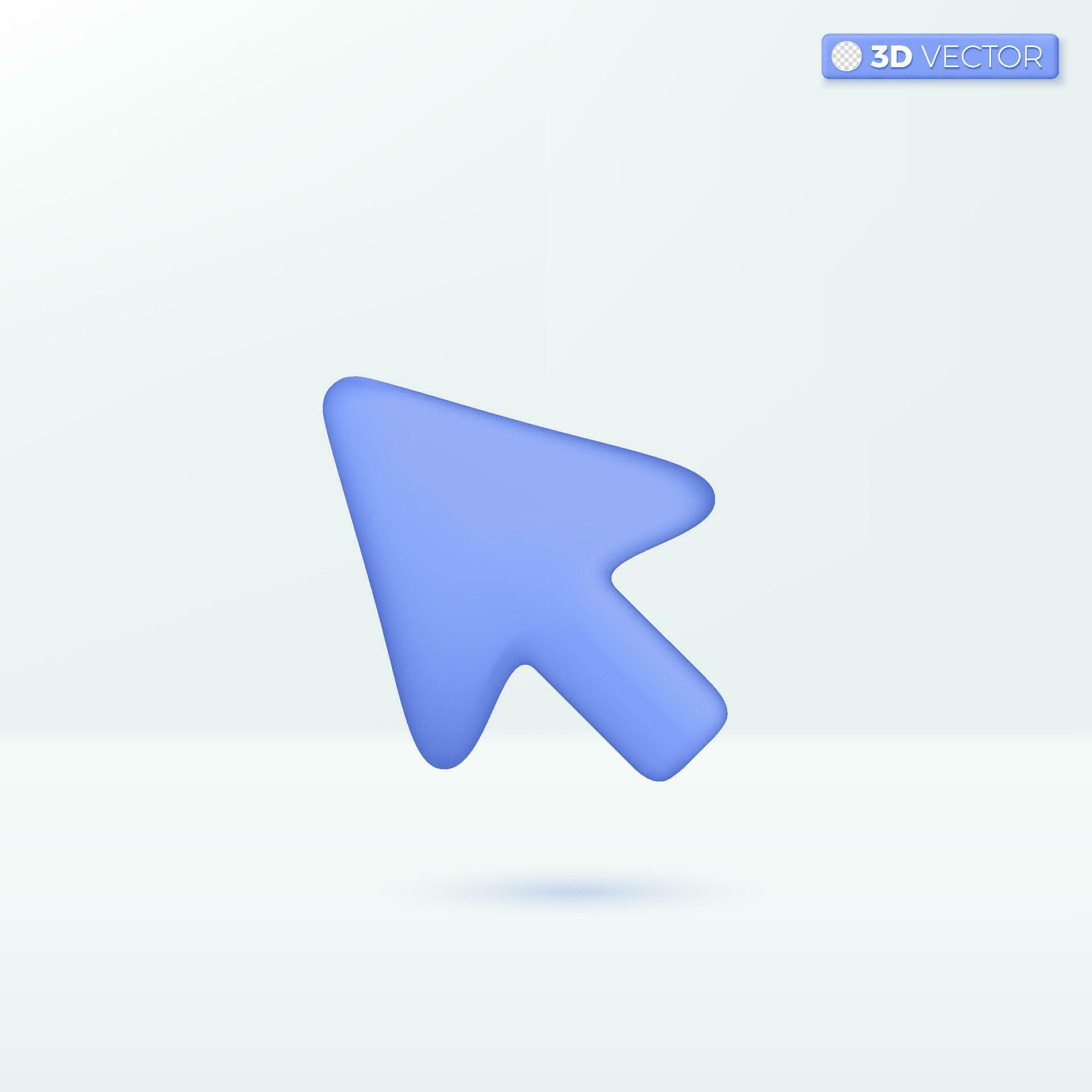 Arrow Pointer Icon Symbols Computer Interface Touching Mouse Cursor