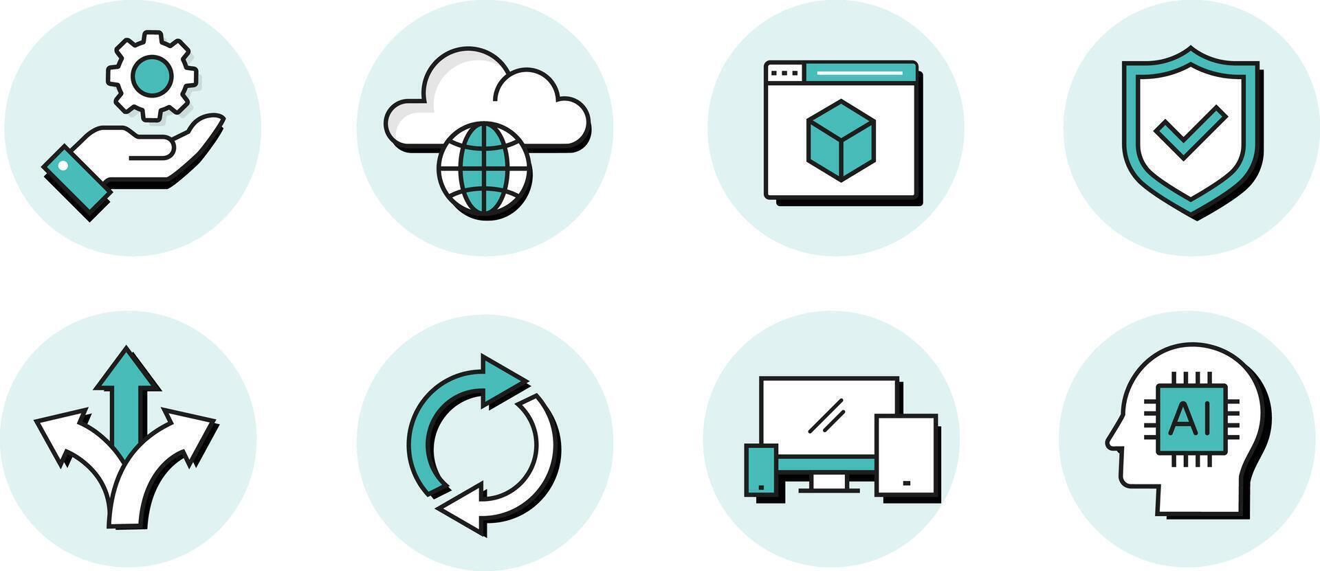 Cloud Software Icon