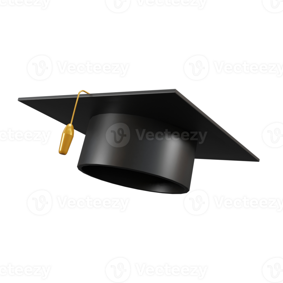 Graduation Hat 3d Rendering Icon Toga Cap 3d Icon 27806004 Png