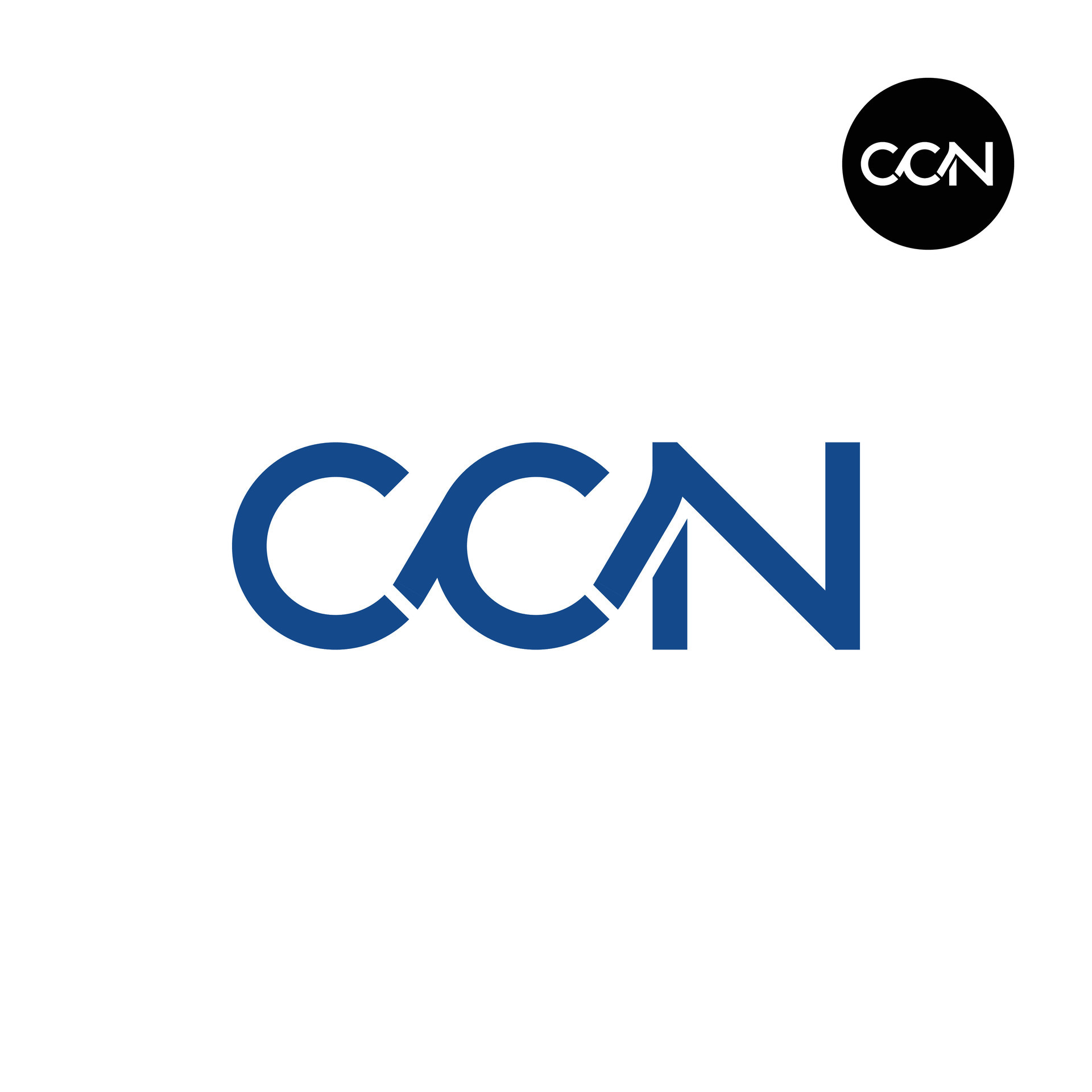 Letter Ccn Monogram Logo Design 27810535 Vector Art At Vecteezy