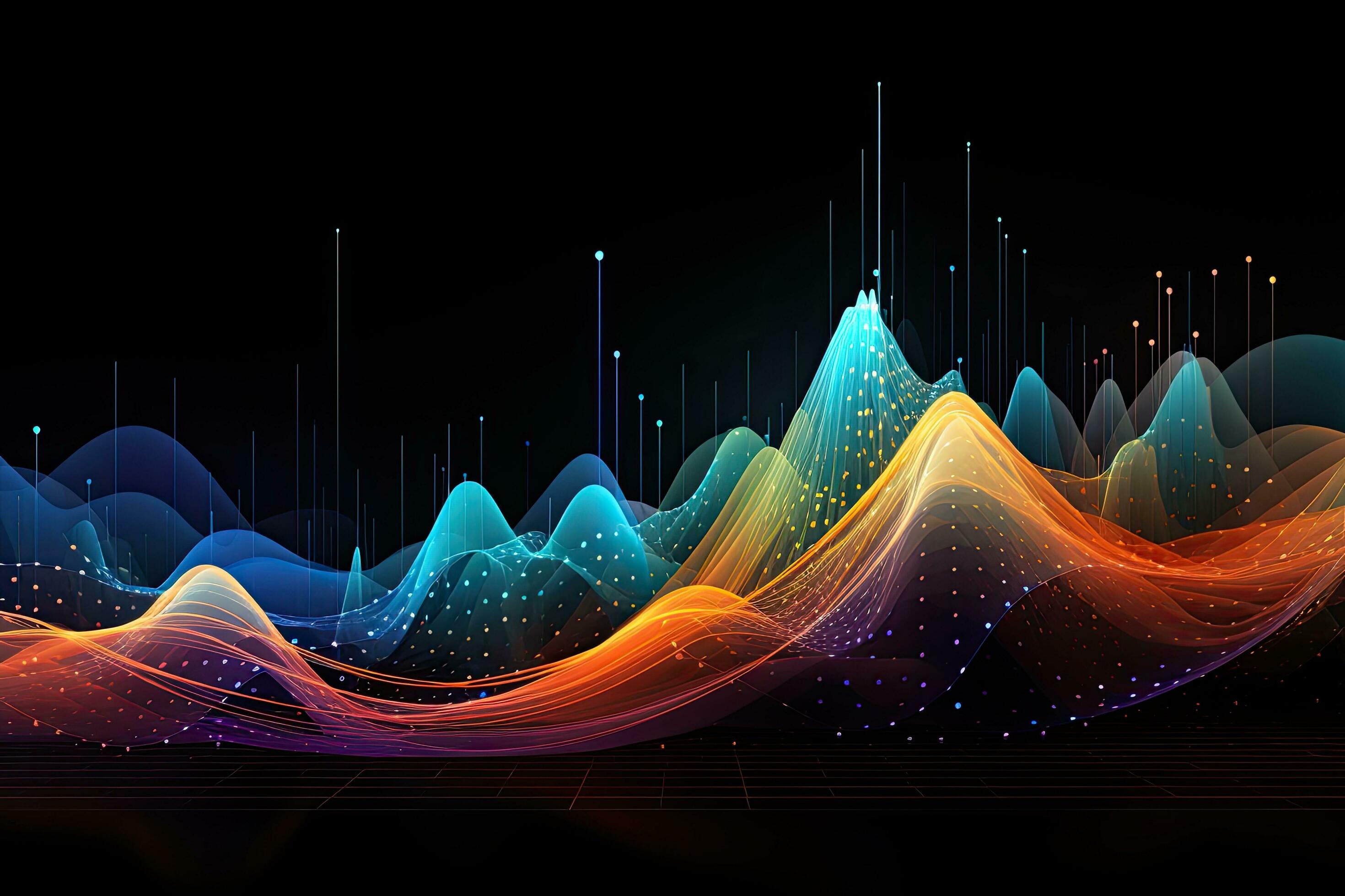 abstract vector background with dynamic waves and lines. illustration ... abstract vector background with dynamic waves and lines. illustration ...
