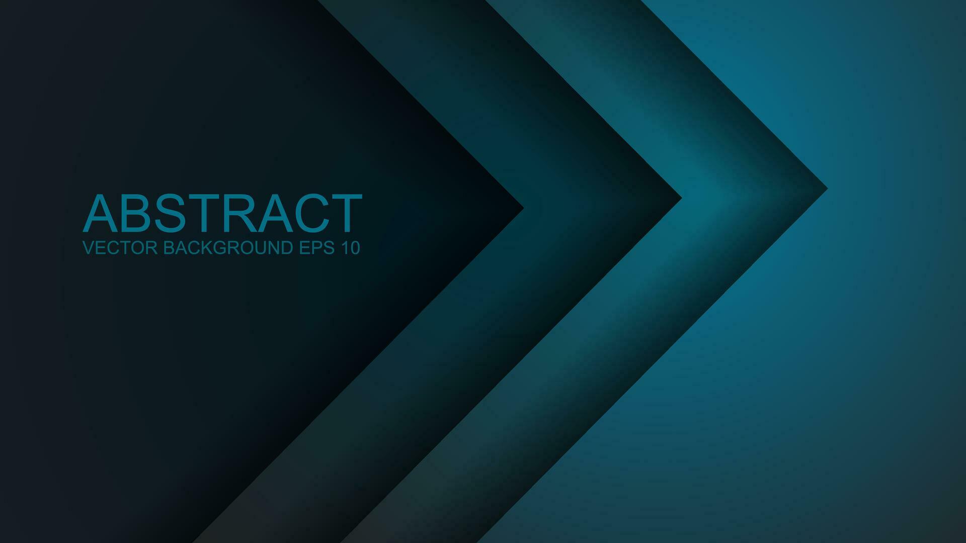 Turquoise green and blue background vector layers overlapping on dark ...