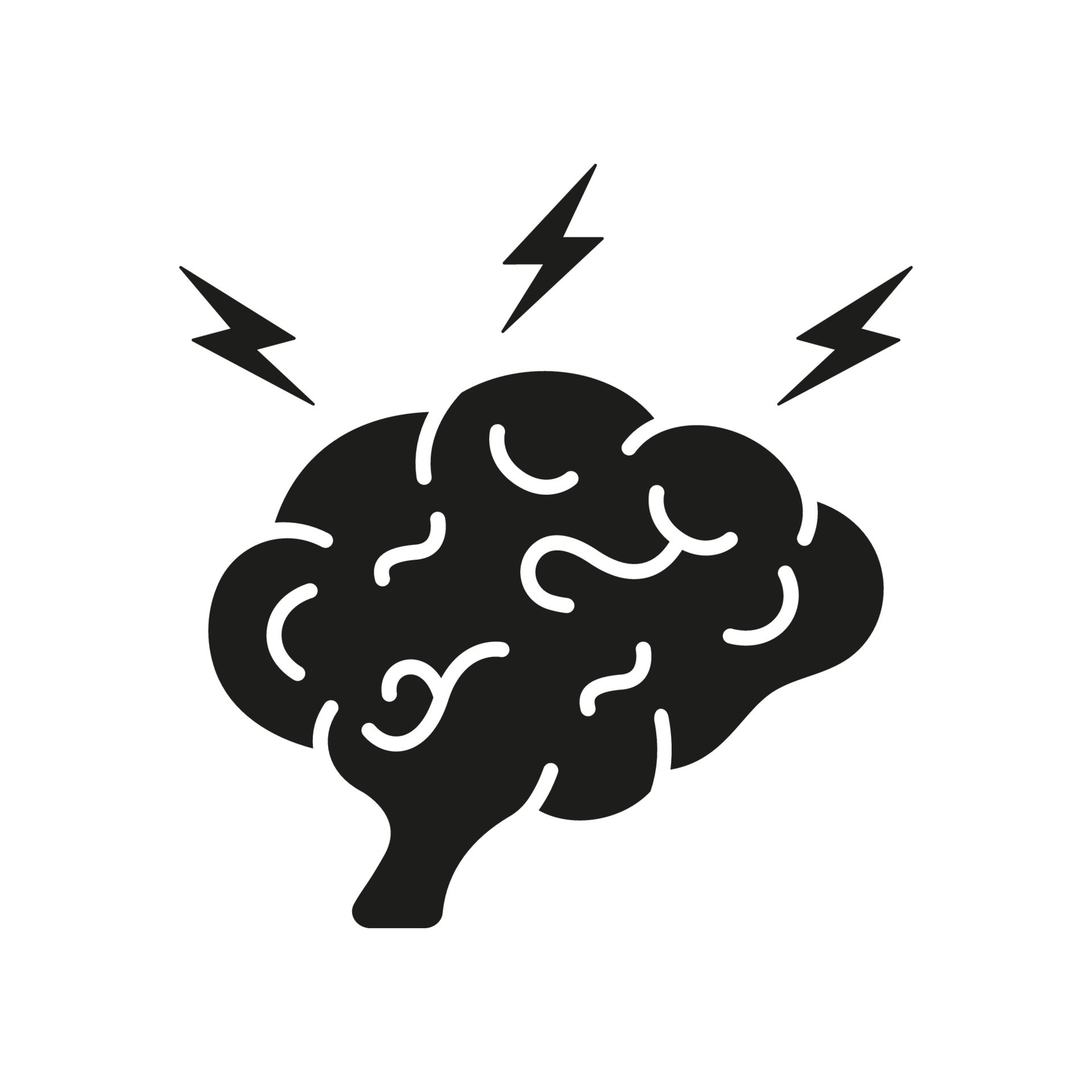 Brainstorm Glyph Pictogram. Think about Creative Idea Solid Sign. Human ... Brainstorm Glyph Pictogram. Think about Creative Idea Solid Sign. Human ...