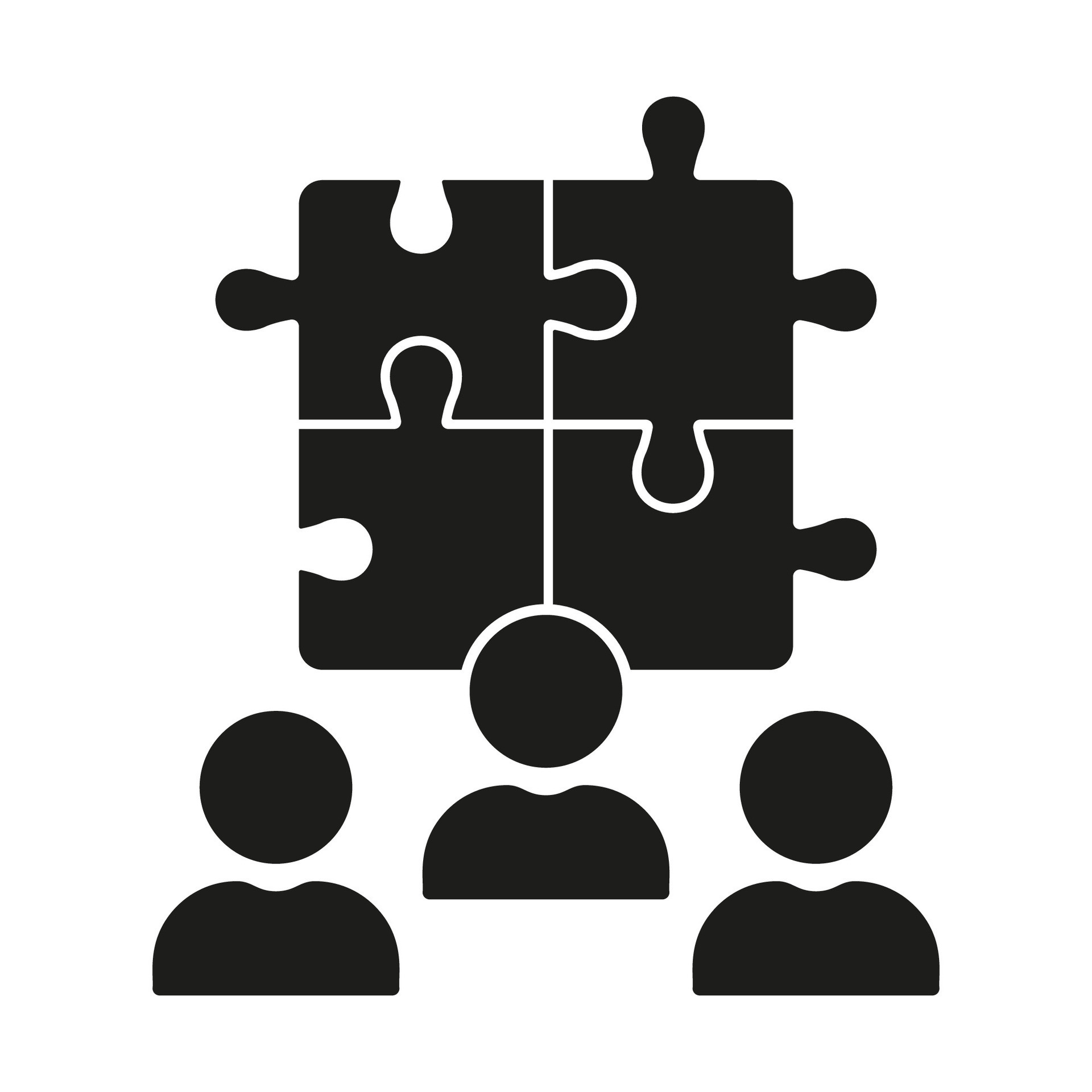 Team Building Unity Success Partnership Puzzle Jigsaw Together