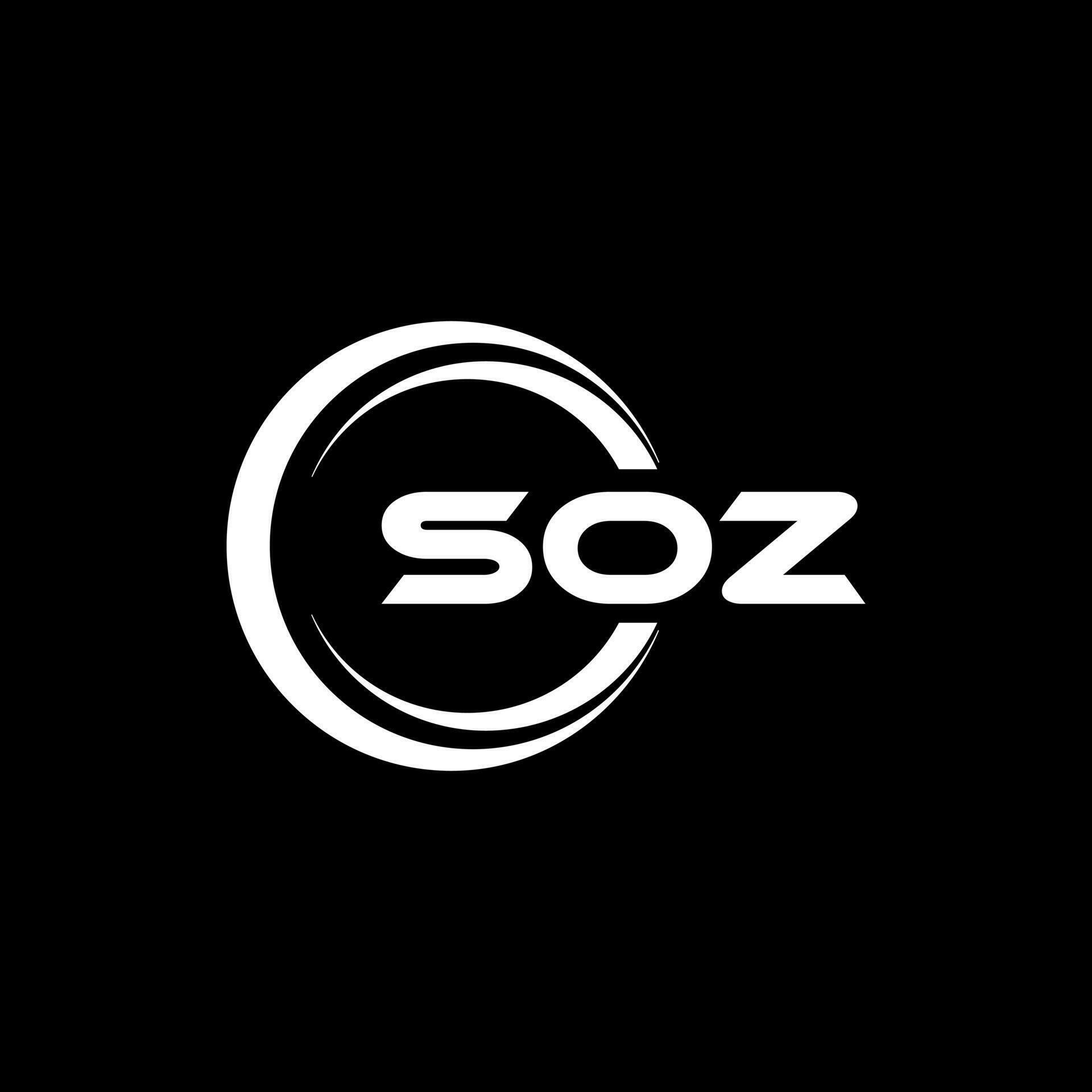 SOZ Logo Design, Inspiration for a Unique Identity. Modern Elegance and Creative Design ...
