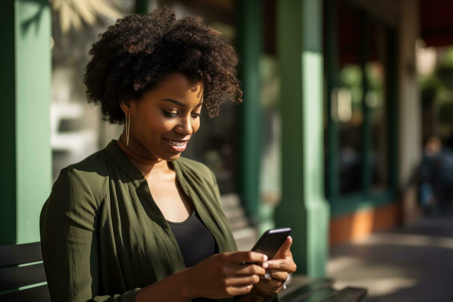 Black Woman Holding Phone Stock Photos, Images and Backgrounds for Free ... Black Woman Holding Phone Stock Photos, Images and Backgrounds for Free ...