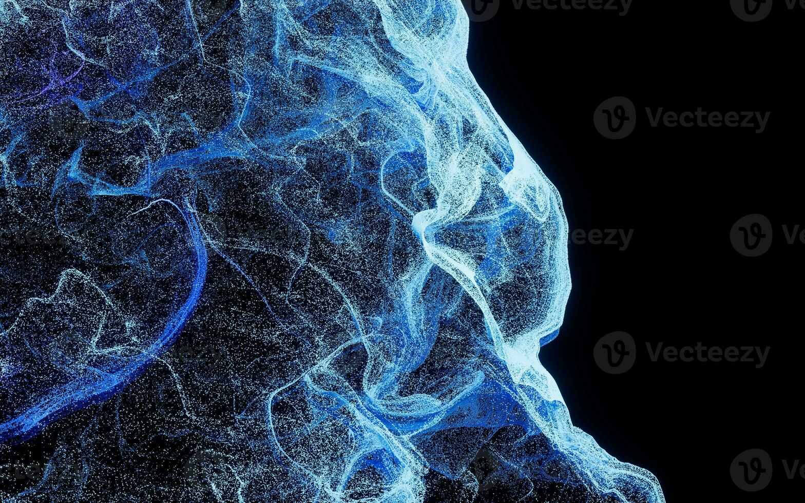 Flowing particles, wave pattern background, 3d rendering. 27825764 Stock Photo at Vecteezy