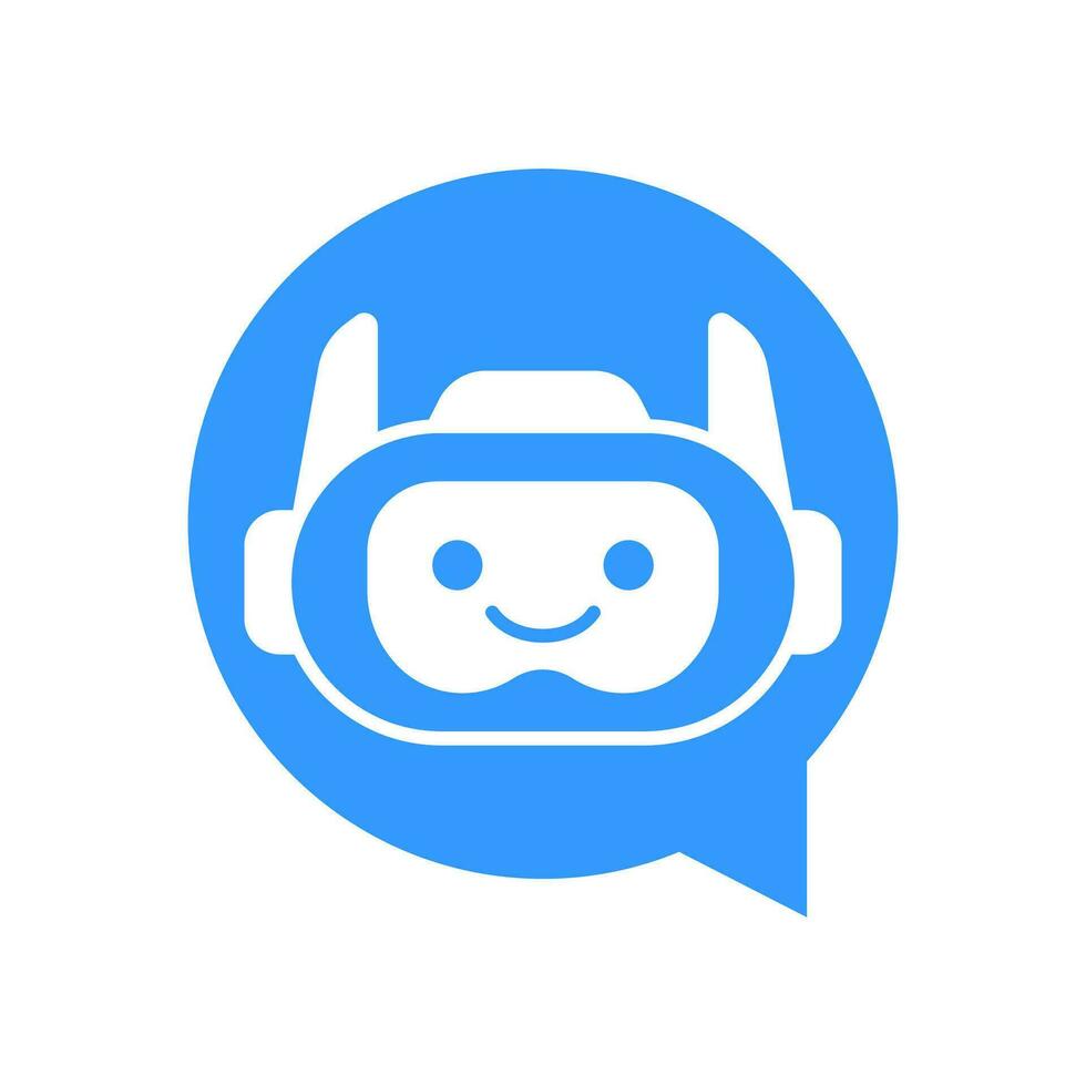 Robot Chat Bot Vector Design. Robotic Assistant icon isolated on bubble speech sign 27826637 ...