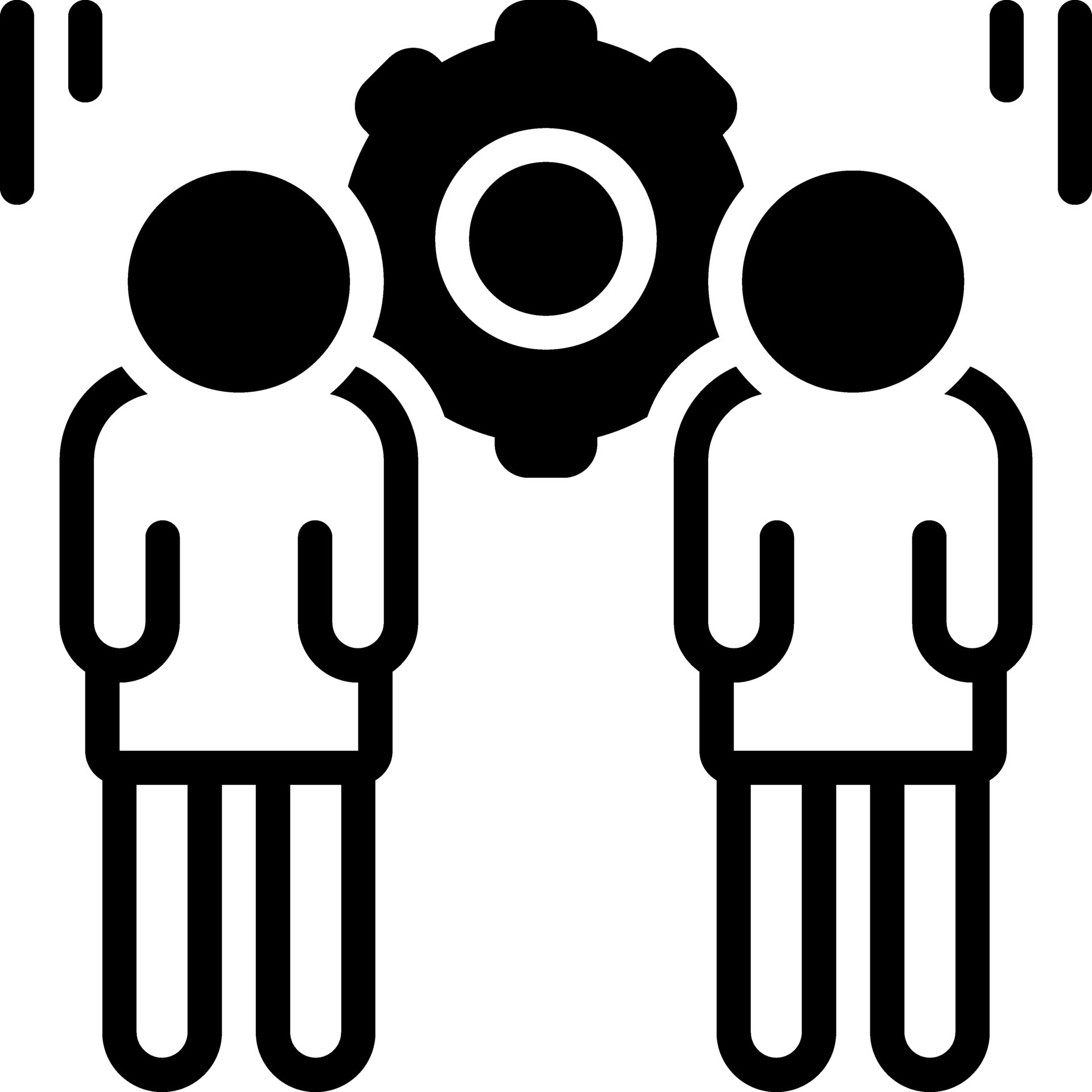 solid icon for responsible 27827607 Vector Art at Vecteezy