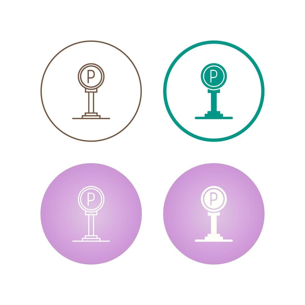 Parking Sign Vector Icon 27831836 Vector Art at Vecteezy