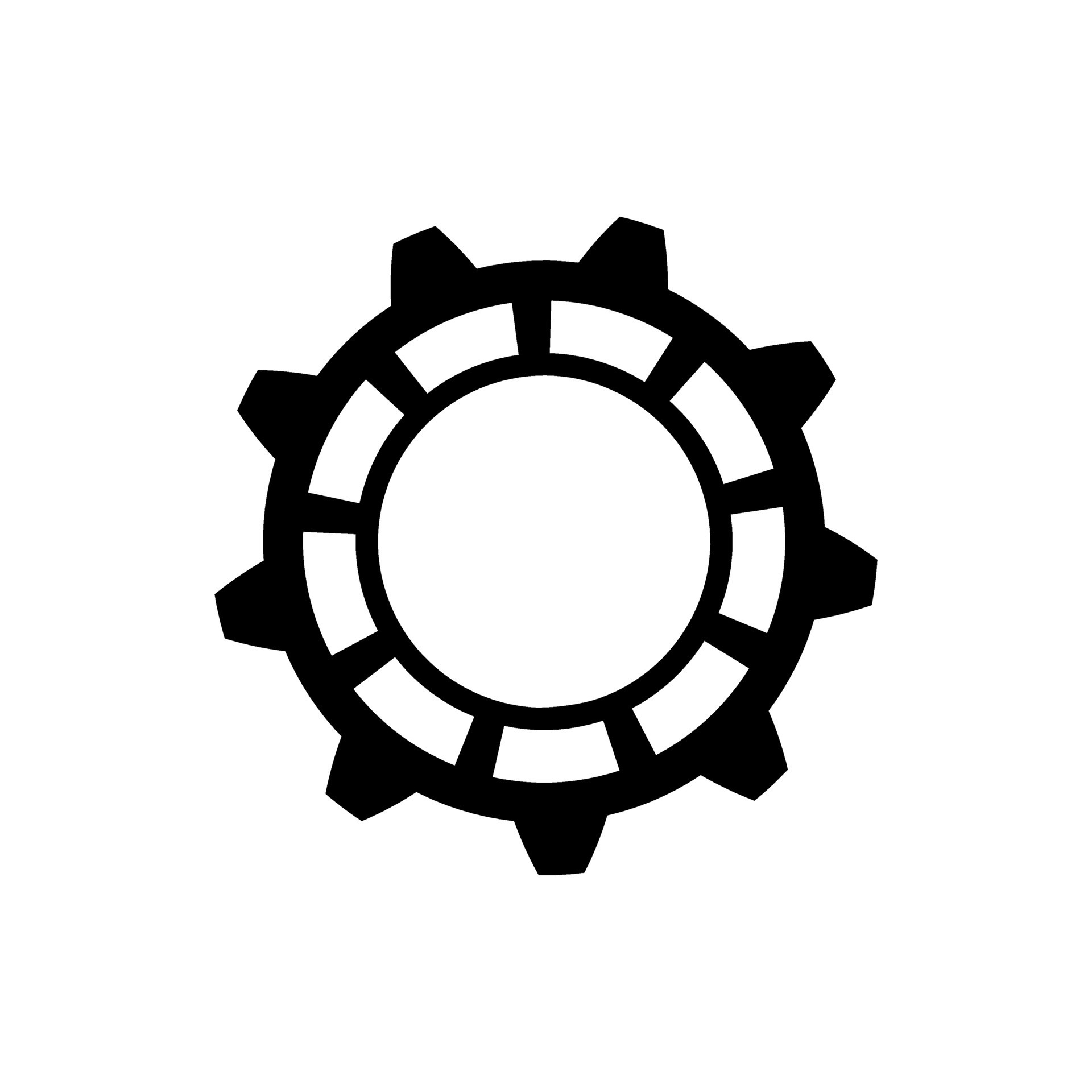 Gear Icon Vector Engineering Illustration Sign Cogwheel Symbol