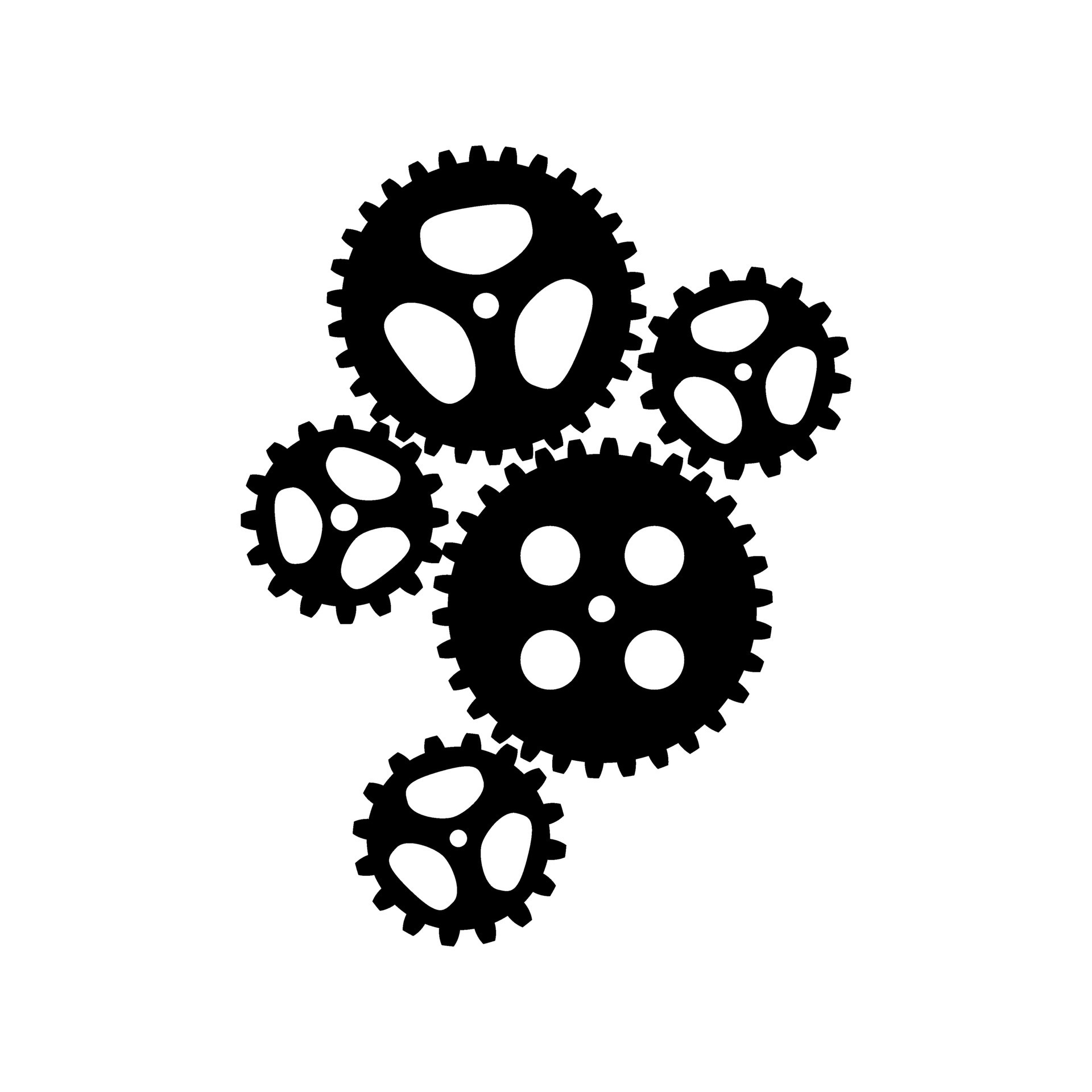 Gear Icon Vector Engineering Illustration Sign Cogwheel Symbol