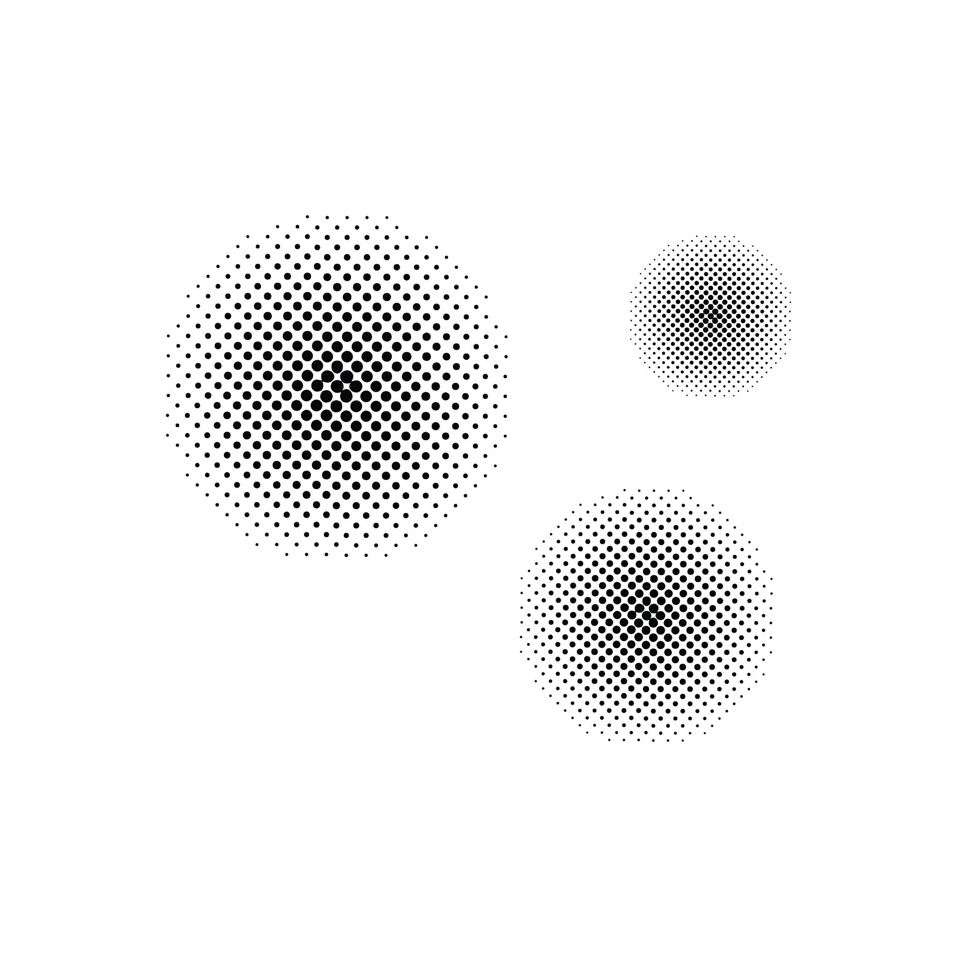 Halftone circle dot vector design template 27840070 Vector Art at Vecteezy