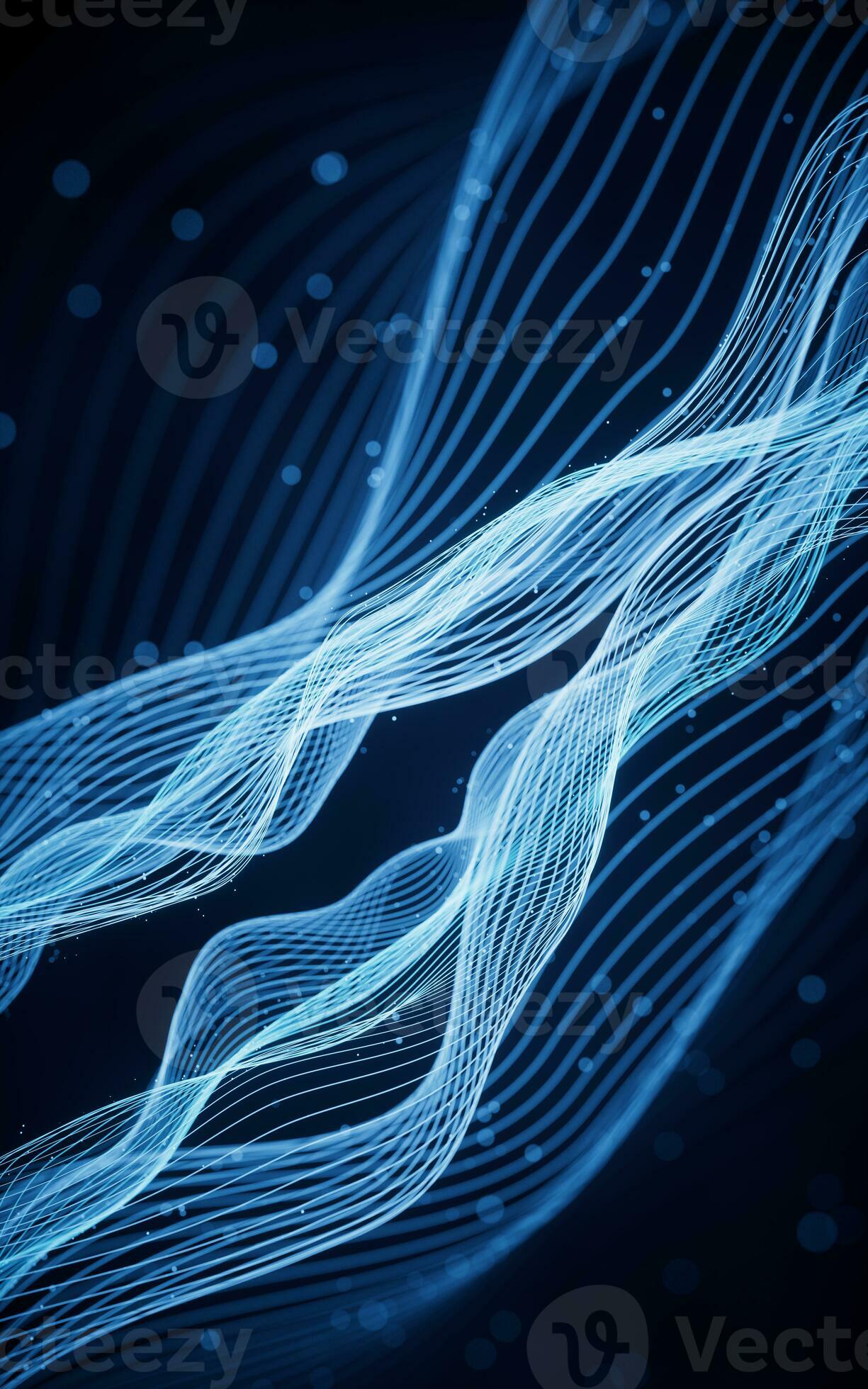 Flowing wave lines, curve pattern, 3d rendering. 27842274 Stock Photo ...