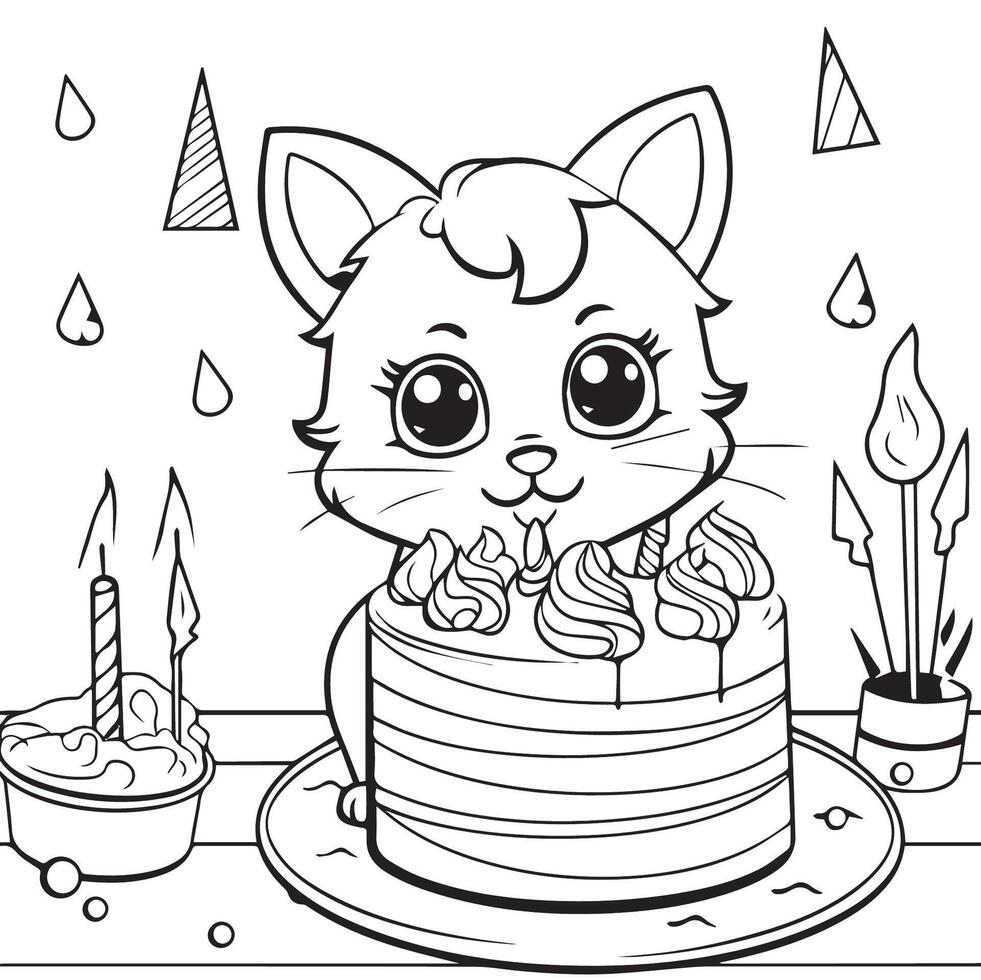 Happy Birthday Drawings For Kids 51 Happy Birthday Coloring Pages