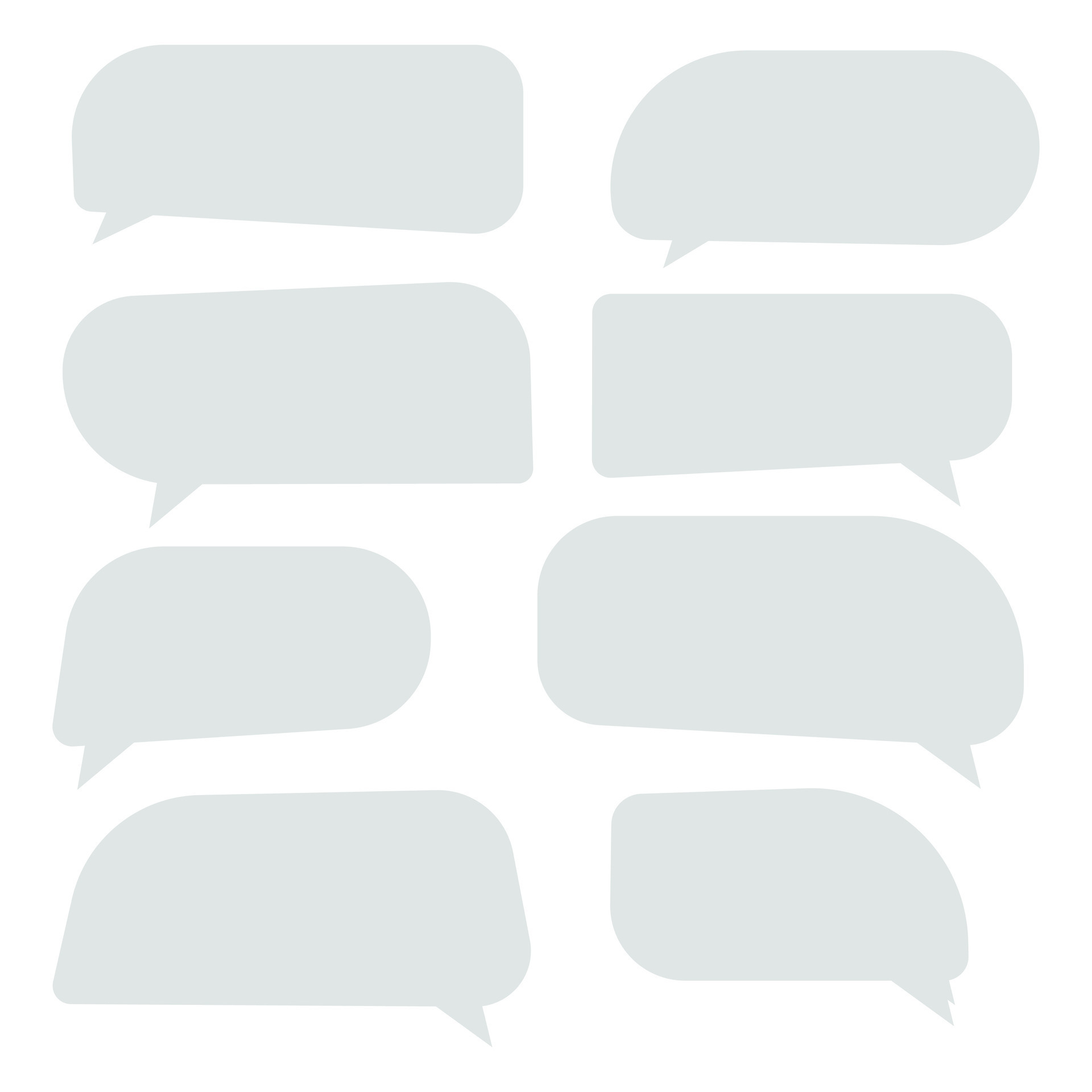 Set speech bubbles on white background. chat box or chat vector square ...